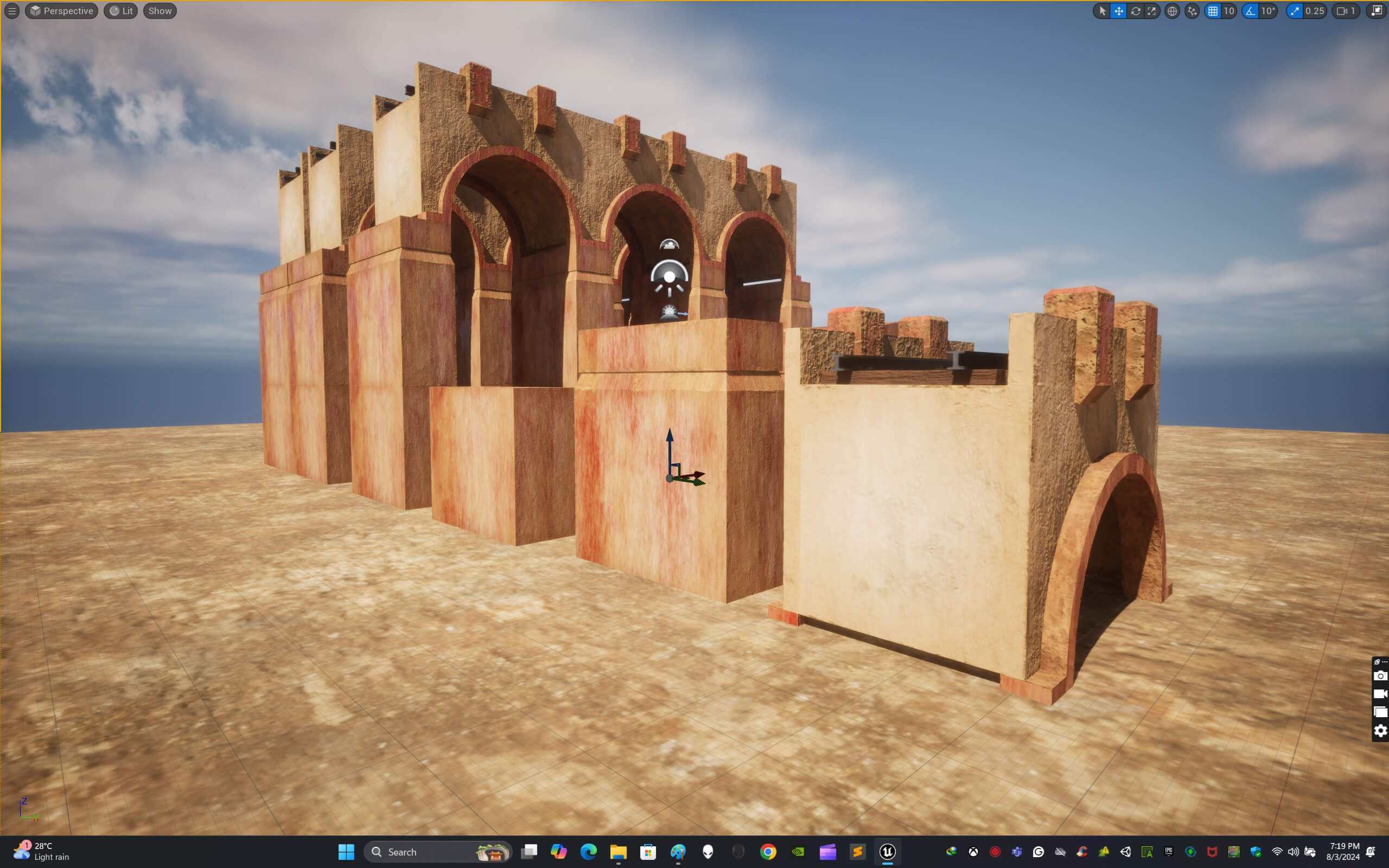 Old Modular Rail Bridge - 3D Model by ApuArt