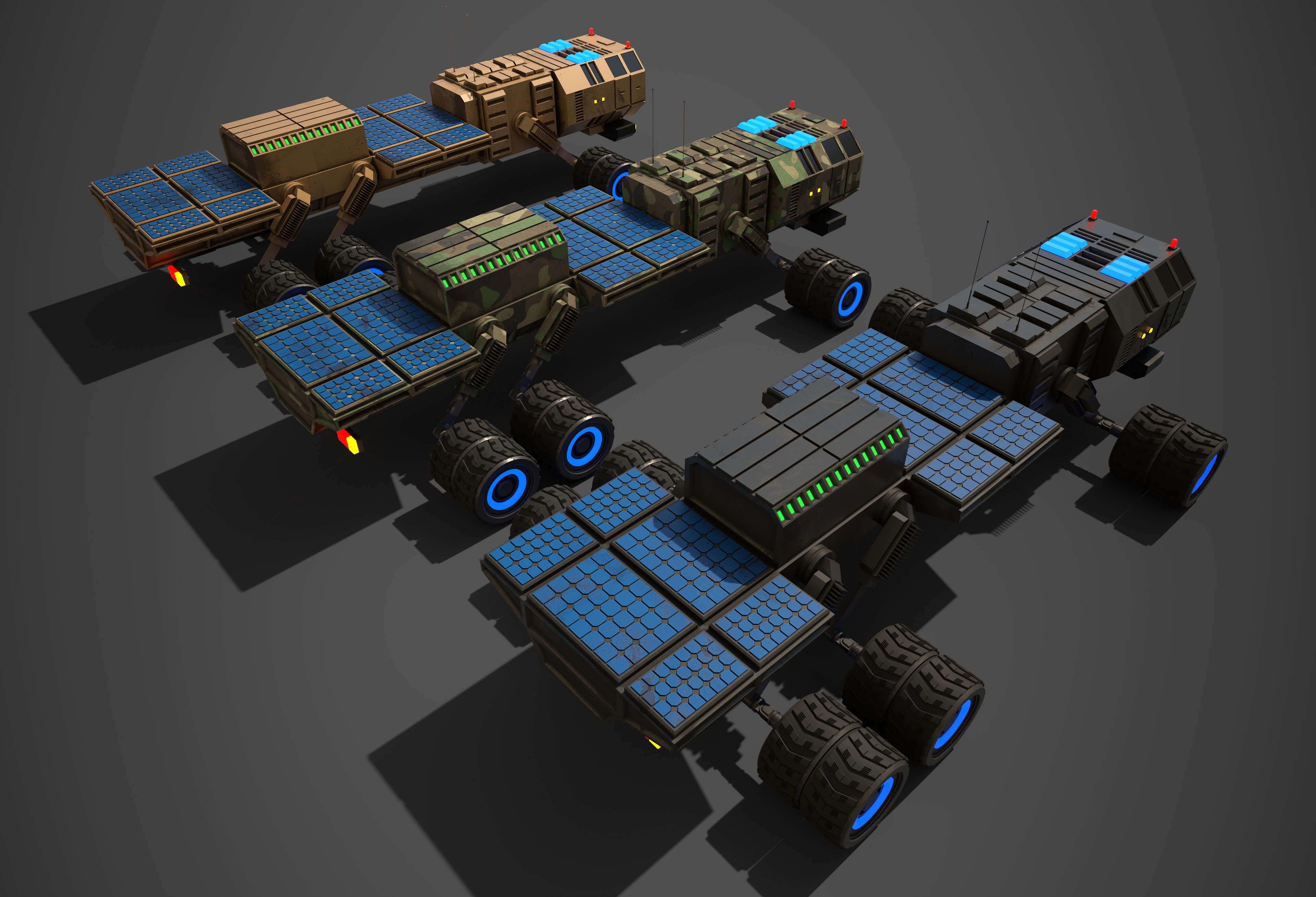 Rover Eight Modular - 3D Model by ApuArt