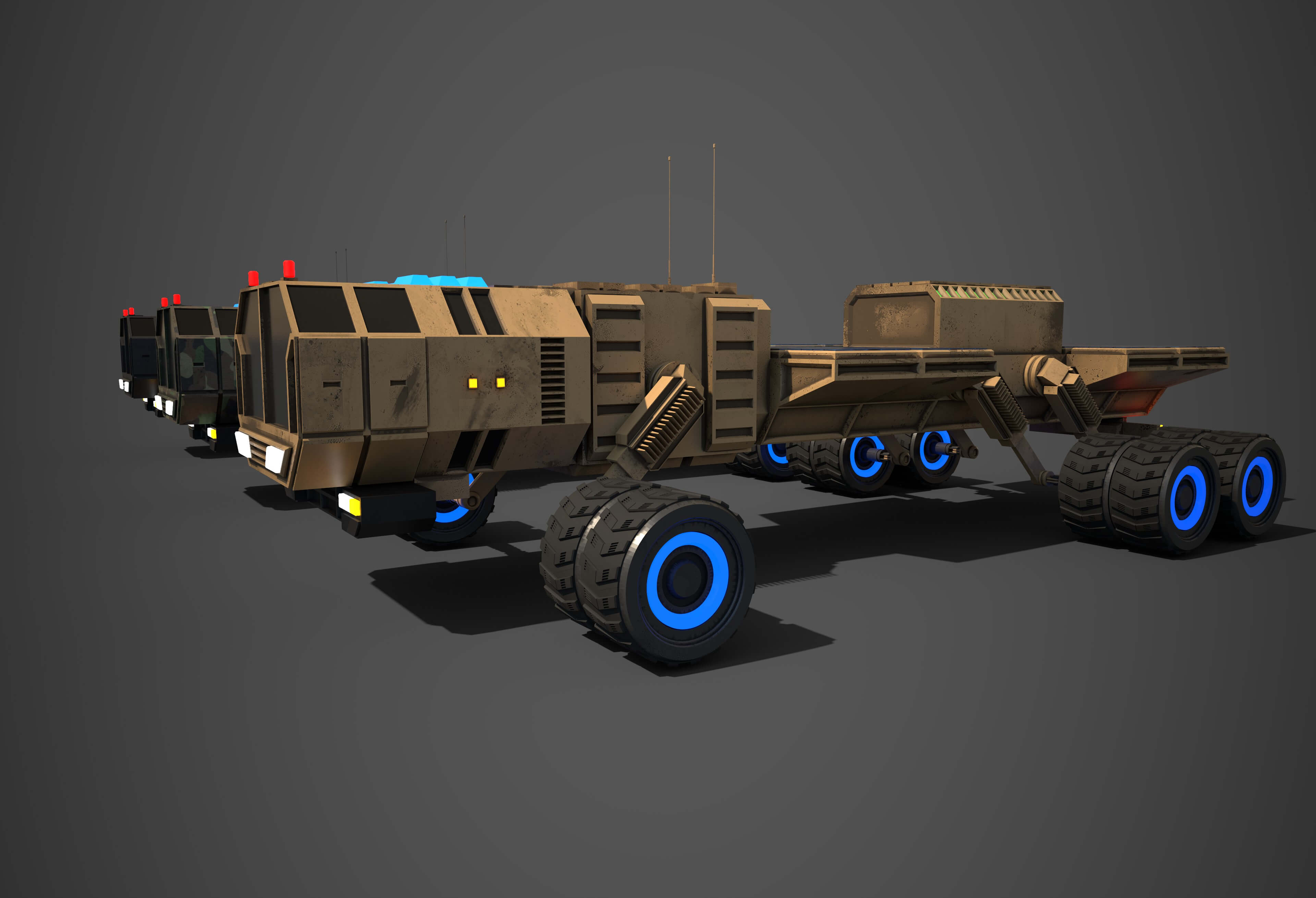 Rover Eight Modular - 3D Model by ApuArt