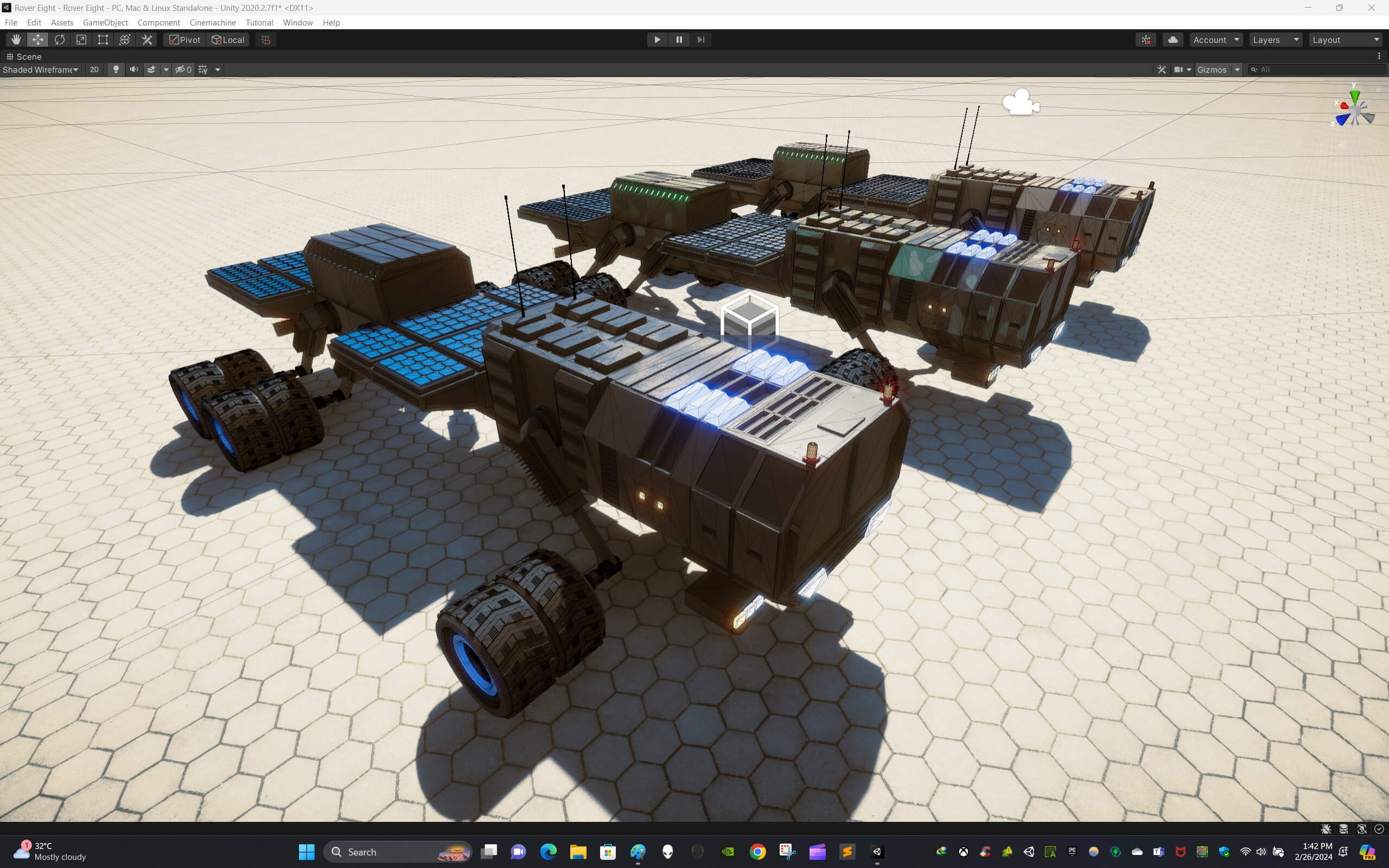 Rover Eight Modular - 3D Model by ApuArt