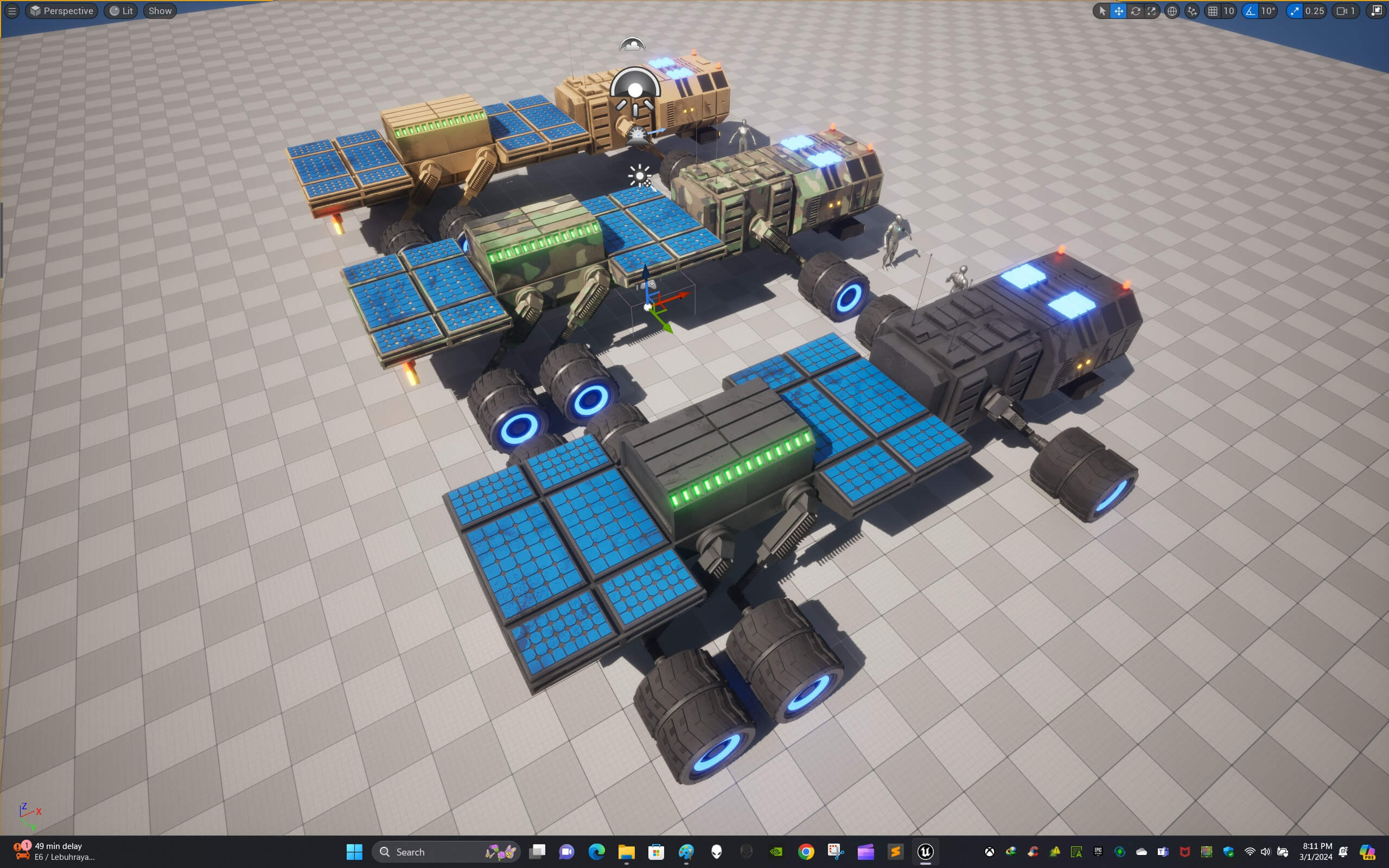 Rover Eight Modular - 3D Model by ApuArt