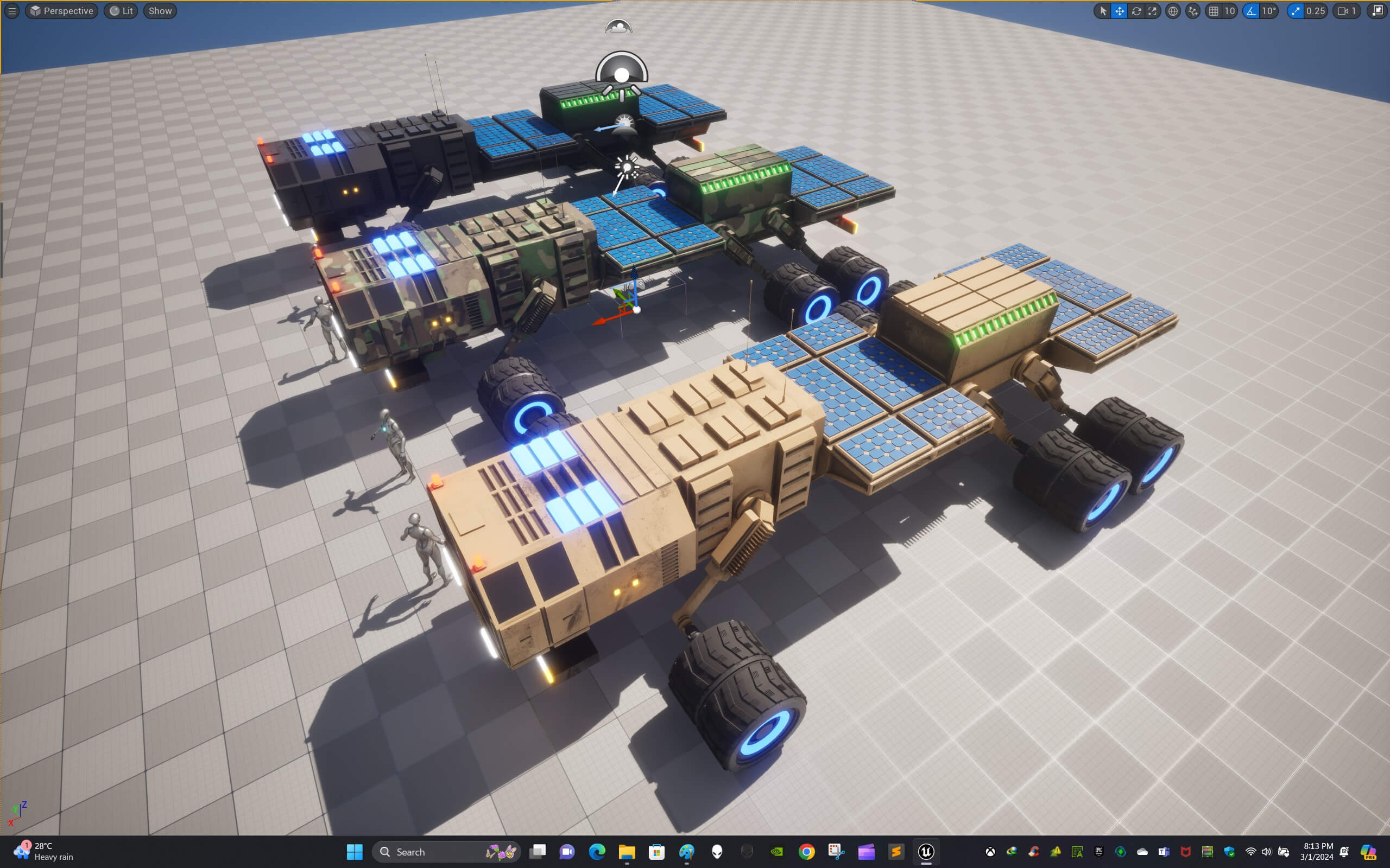 Rover Eight Modular - 3D Model by ApuArt