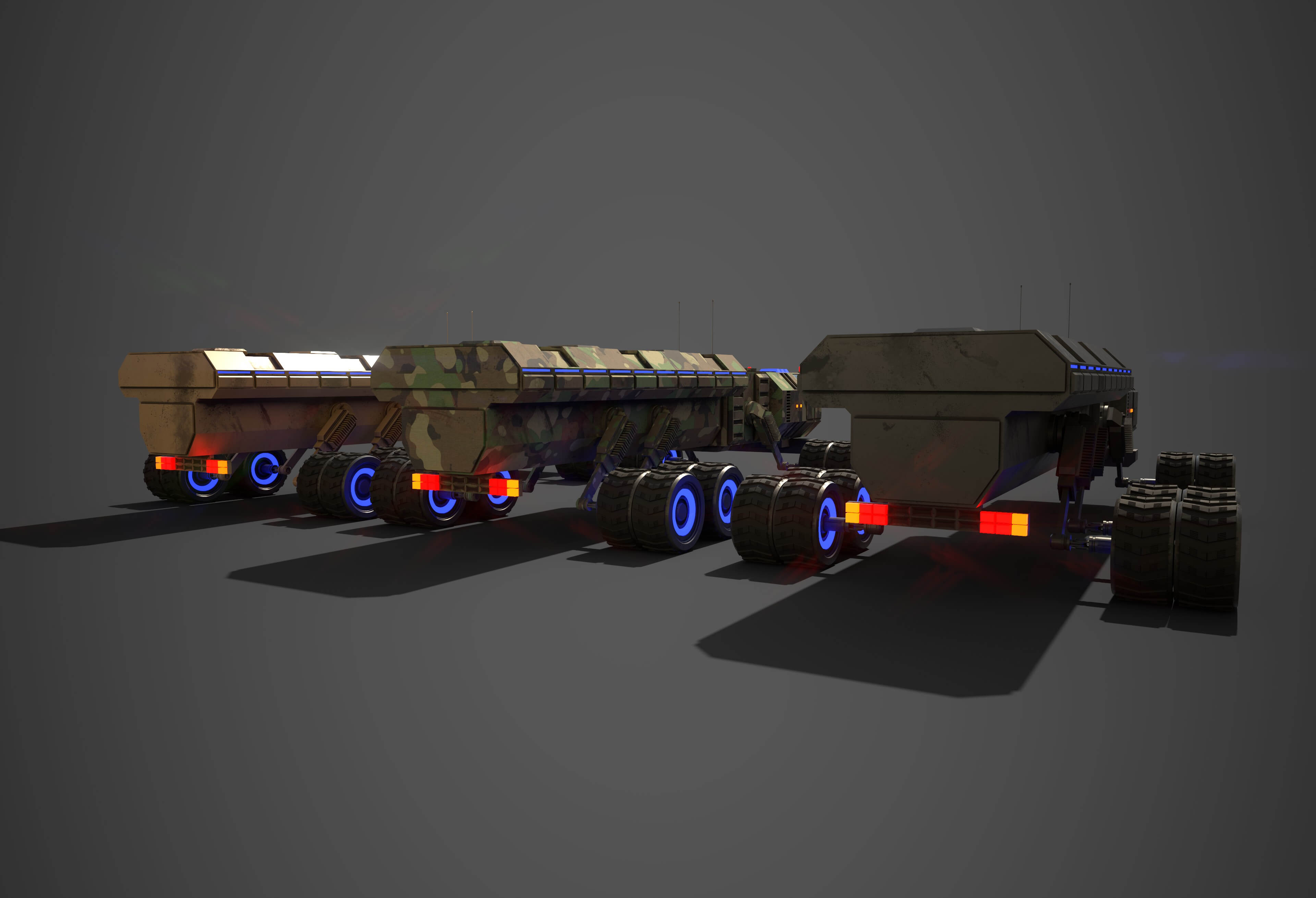 Rover Five Modular - 3D Model by ApuArt