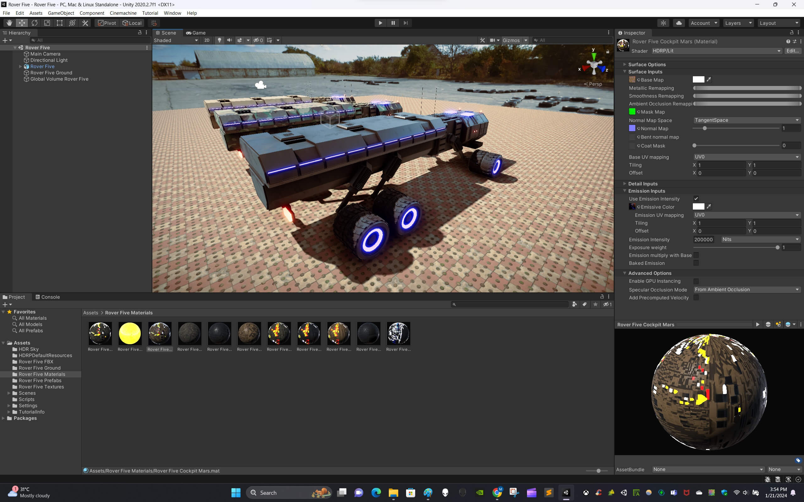 Rover Five Modular - 3D Model by ApuArt