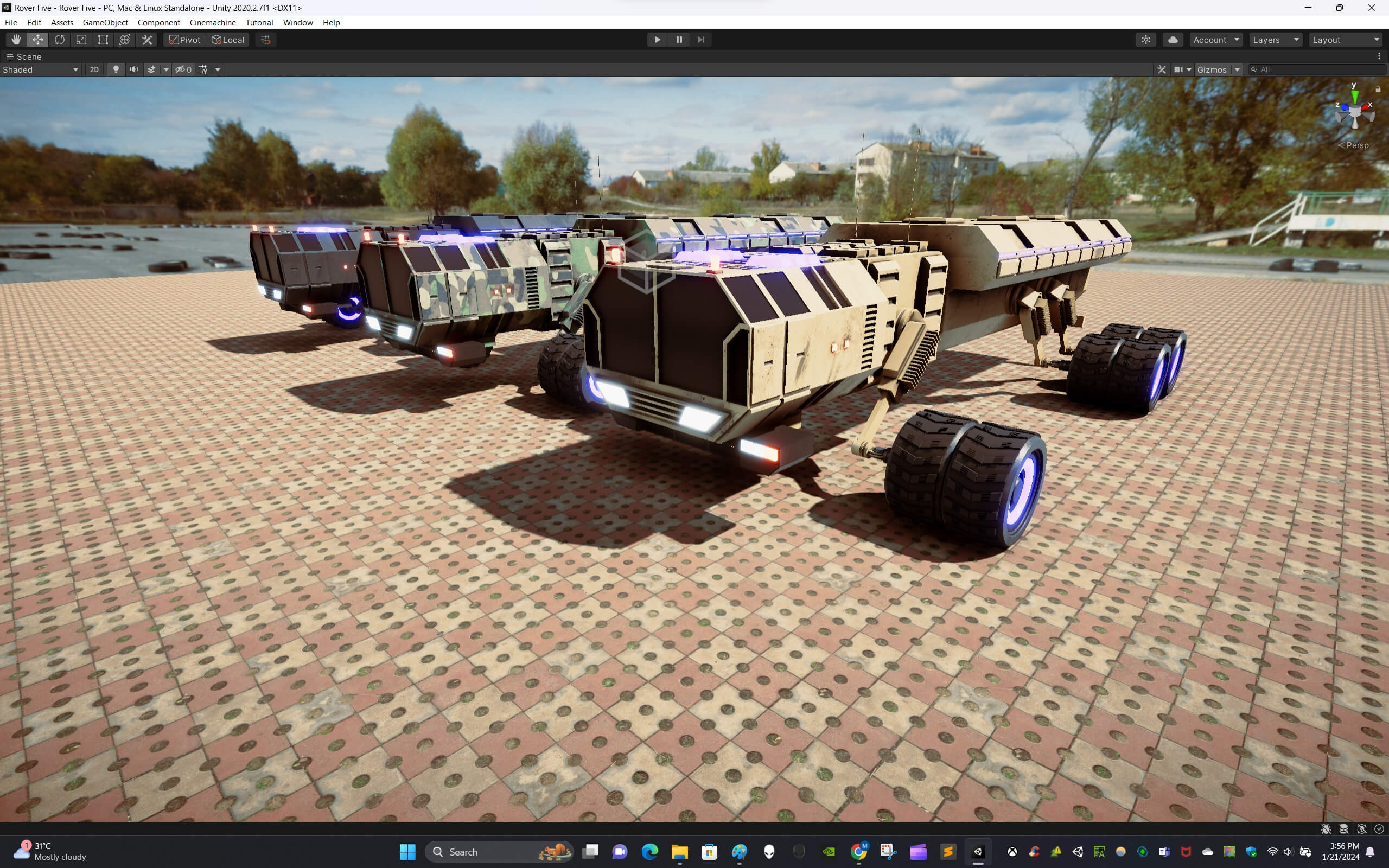 Rover Five Modular - 3D Model by ApuArt