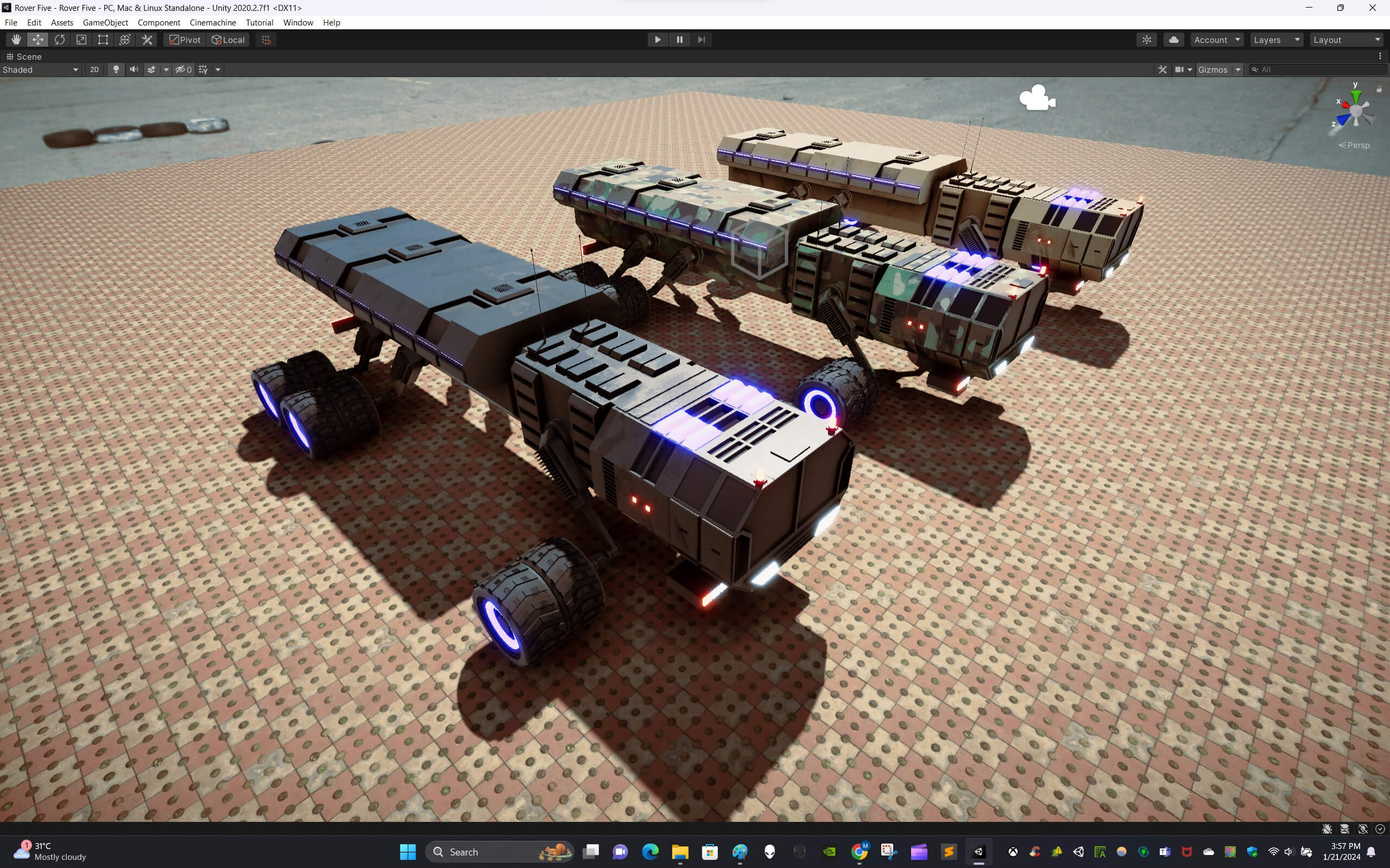 Rover Five Modular - 3D Model by ApuArt