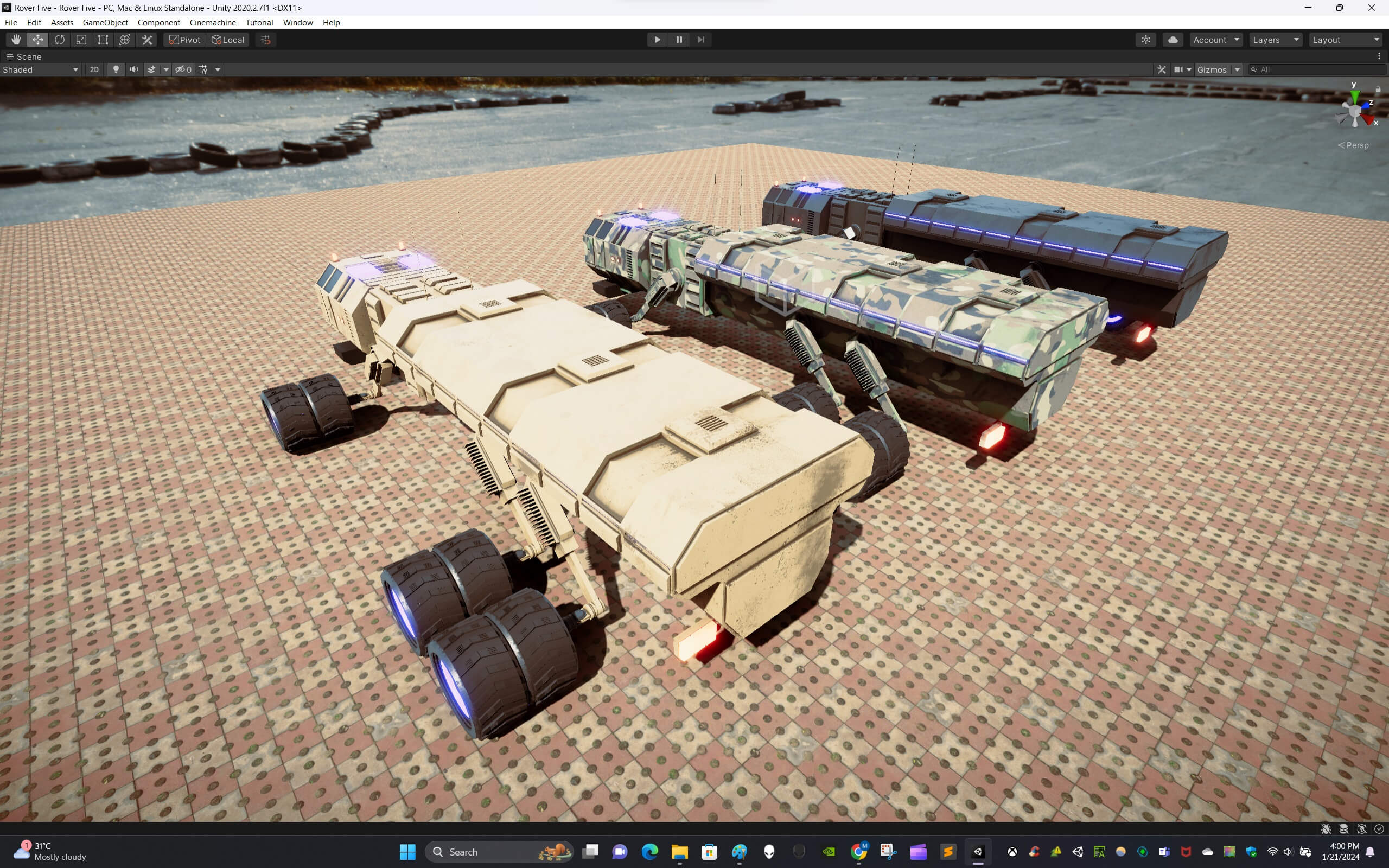 Rover Five Modular - 3D Model by ApuArt