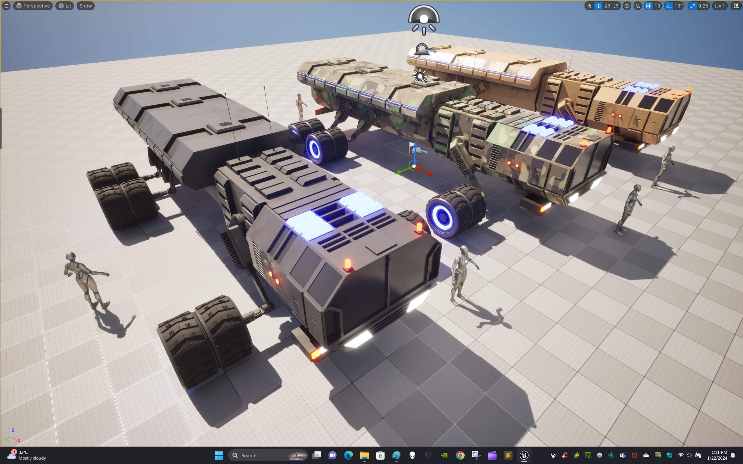 Rover Five Modular - 3D Model by ApuArt