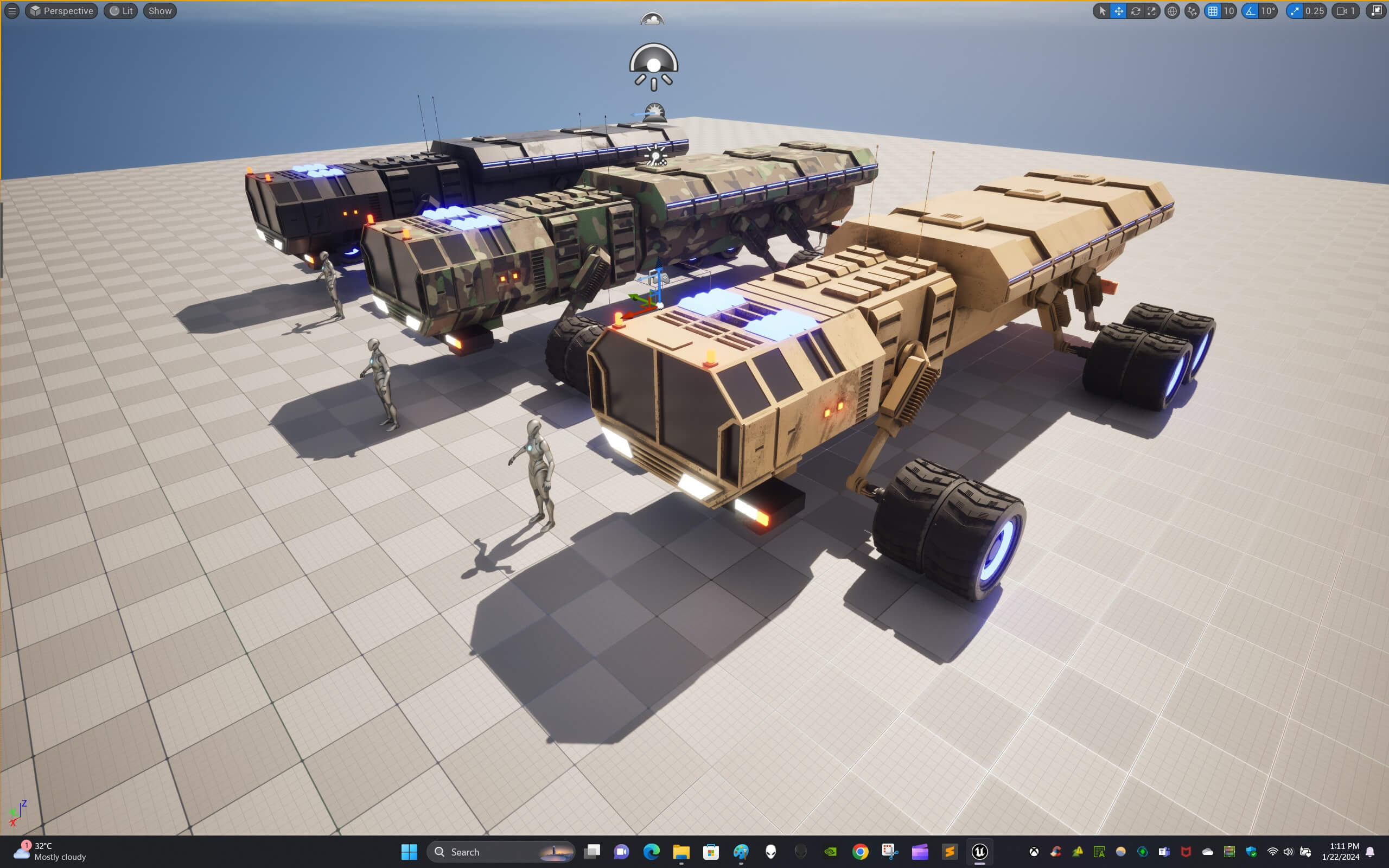 Rover Five Modular - 3D Model by ApuArt