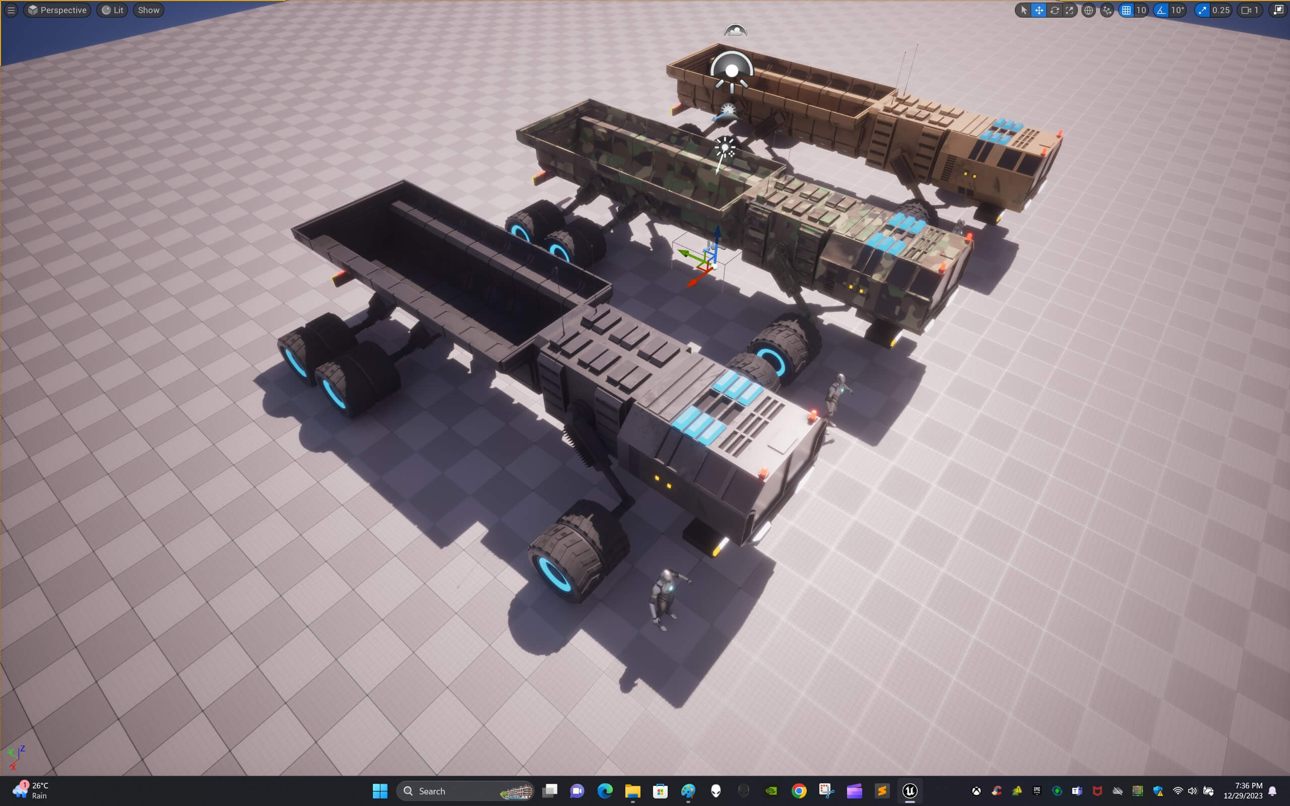 Rover Four Modular - 3D Model by ApuArt