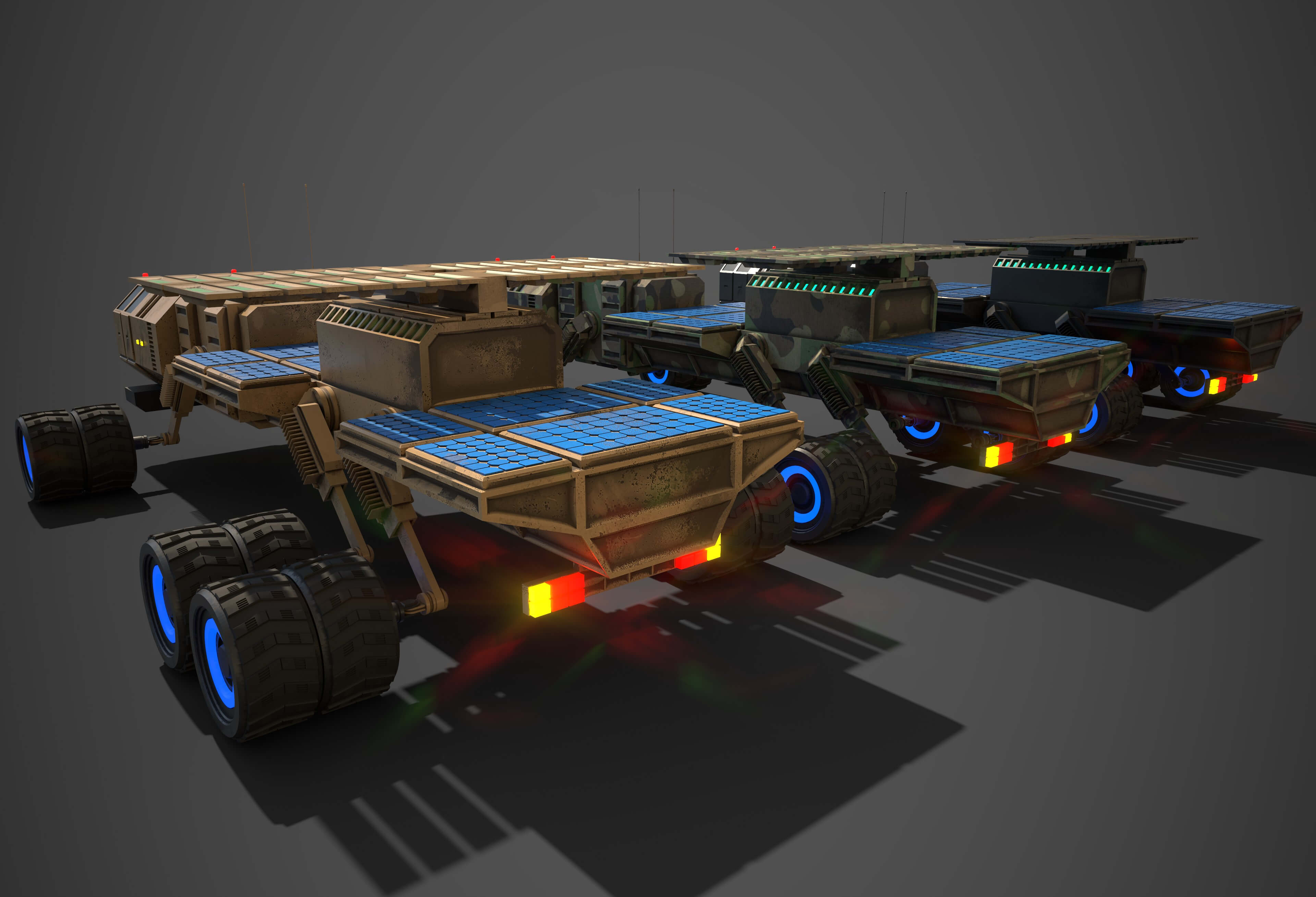 Rover Nine Modular - 3D Model by ApuArt