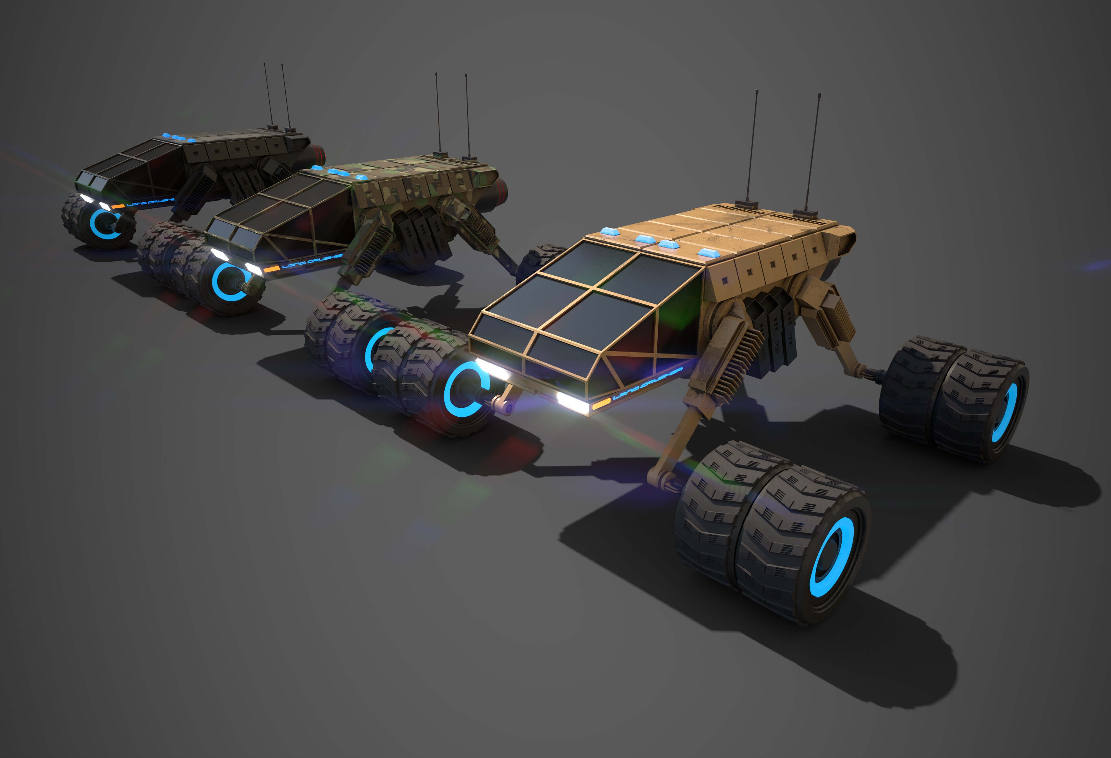 Rover One Modular - 3D Model by ApuArt