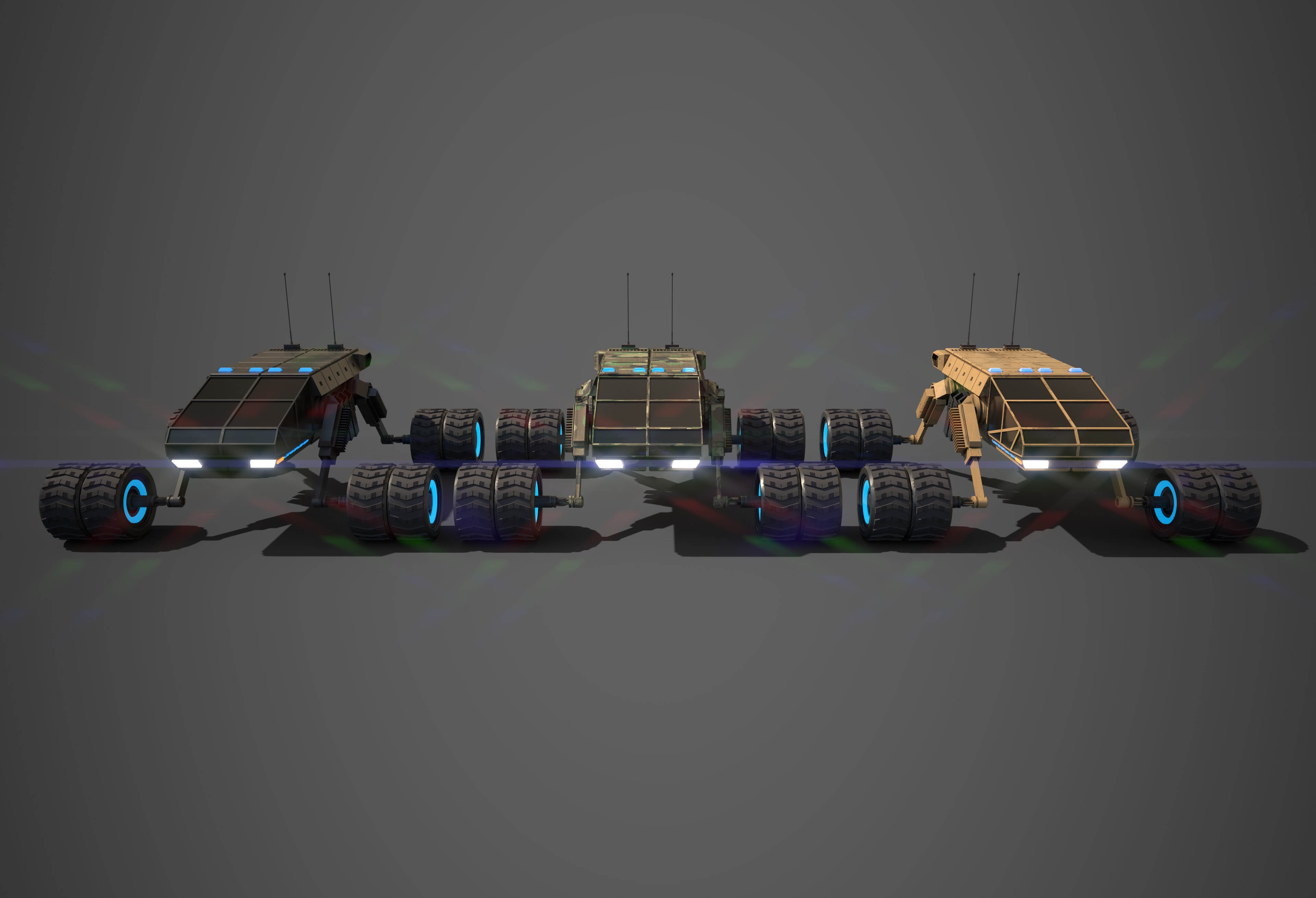 Rover One Modular - 3D Model by ApuArt
