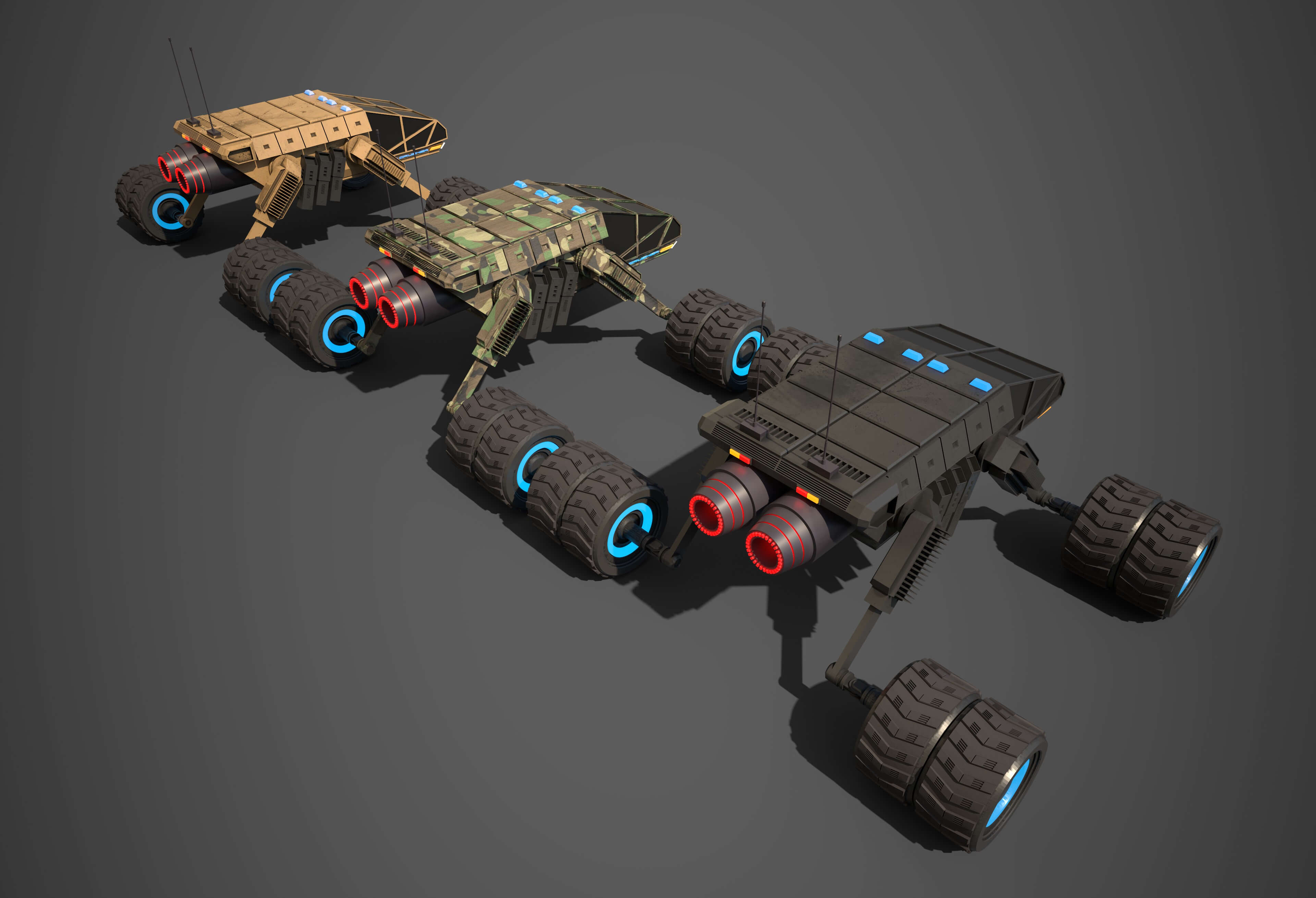 Rover One Modular - 3D Model by ApuArt