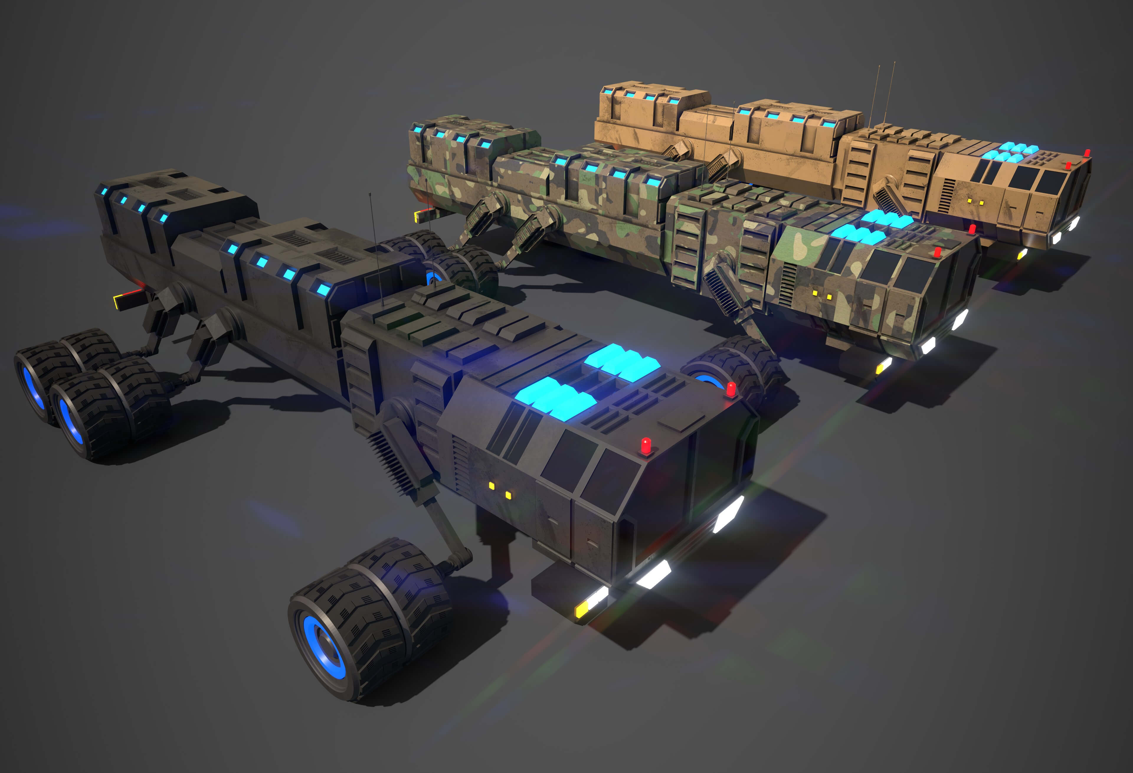 Rover Seven Modular - 3D Model by ApuArt