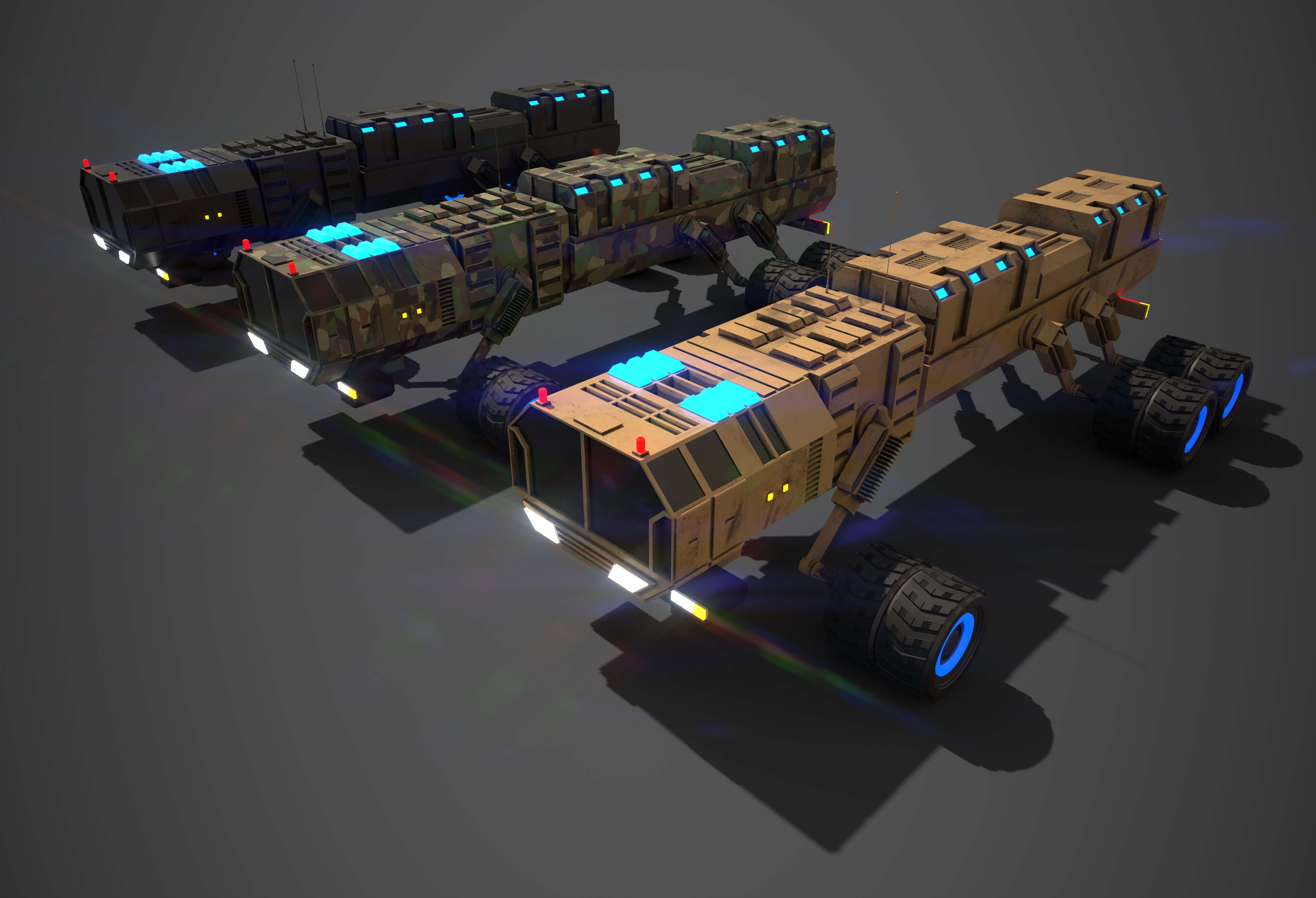 Rover Seven Modular - 3D Model by ApuArt