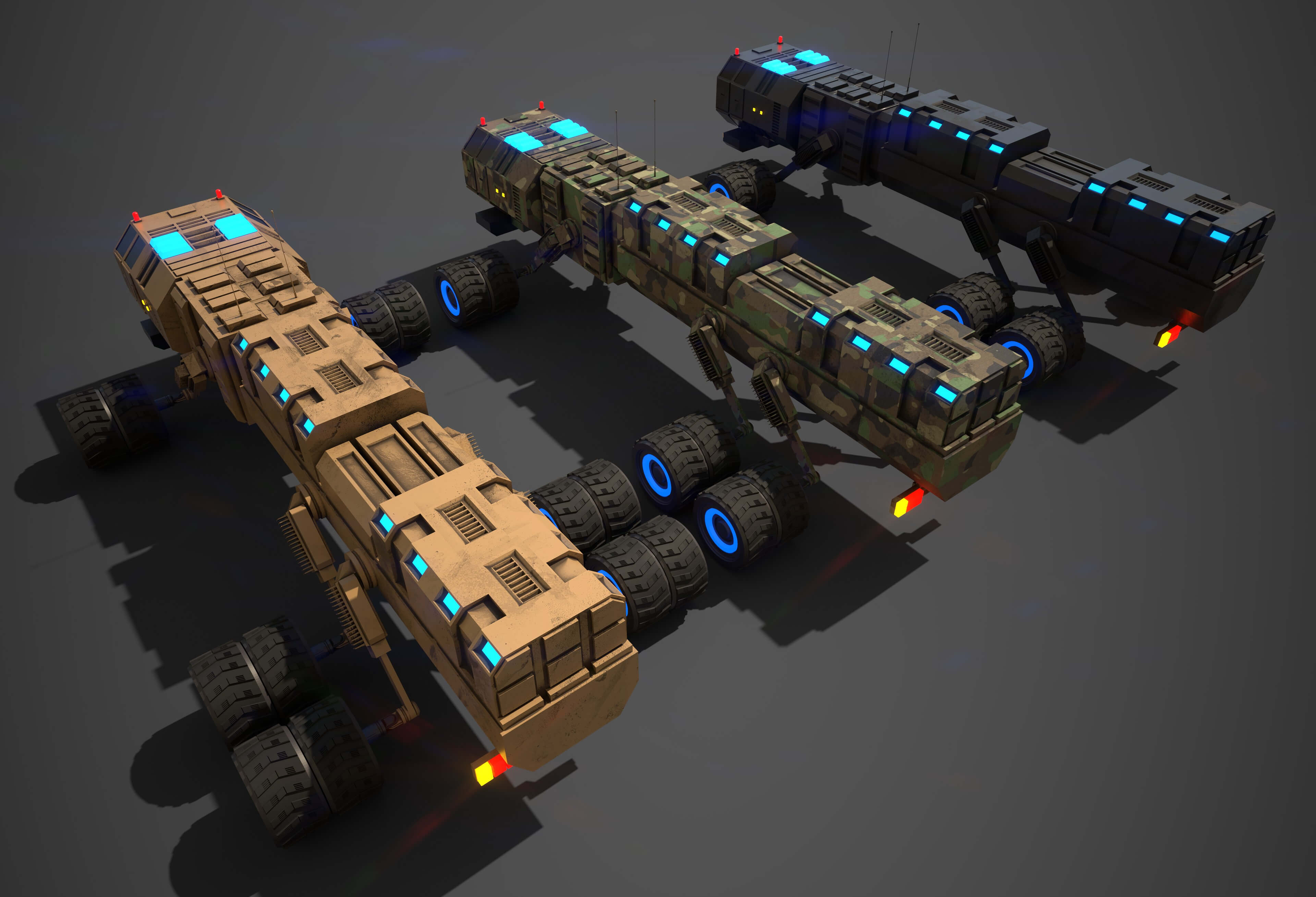 Rover Seven Modular - 3D Model by ApuArt