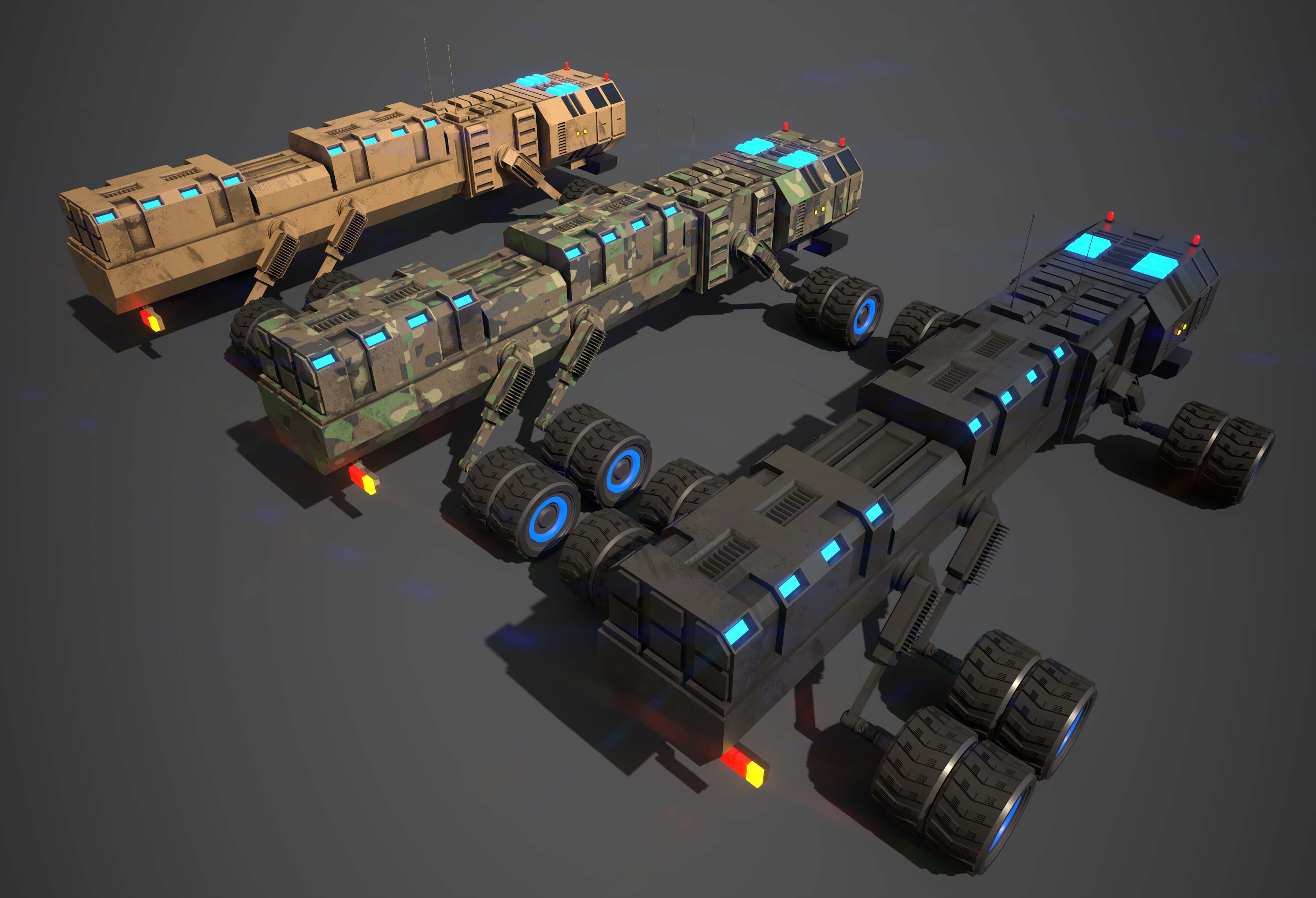 Rover Seven Modular - 3D Model by ApuArt