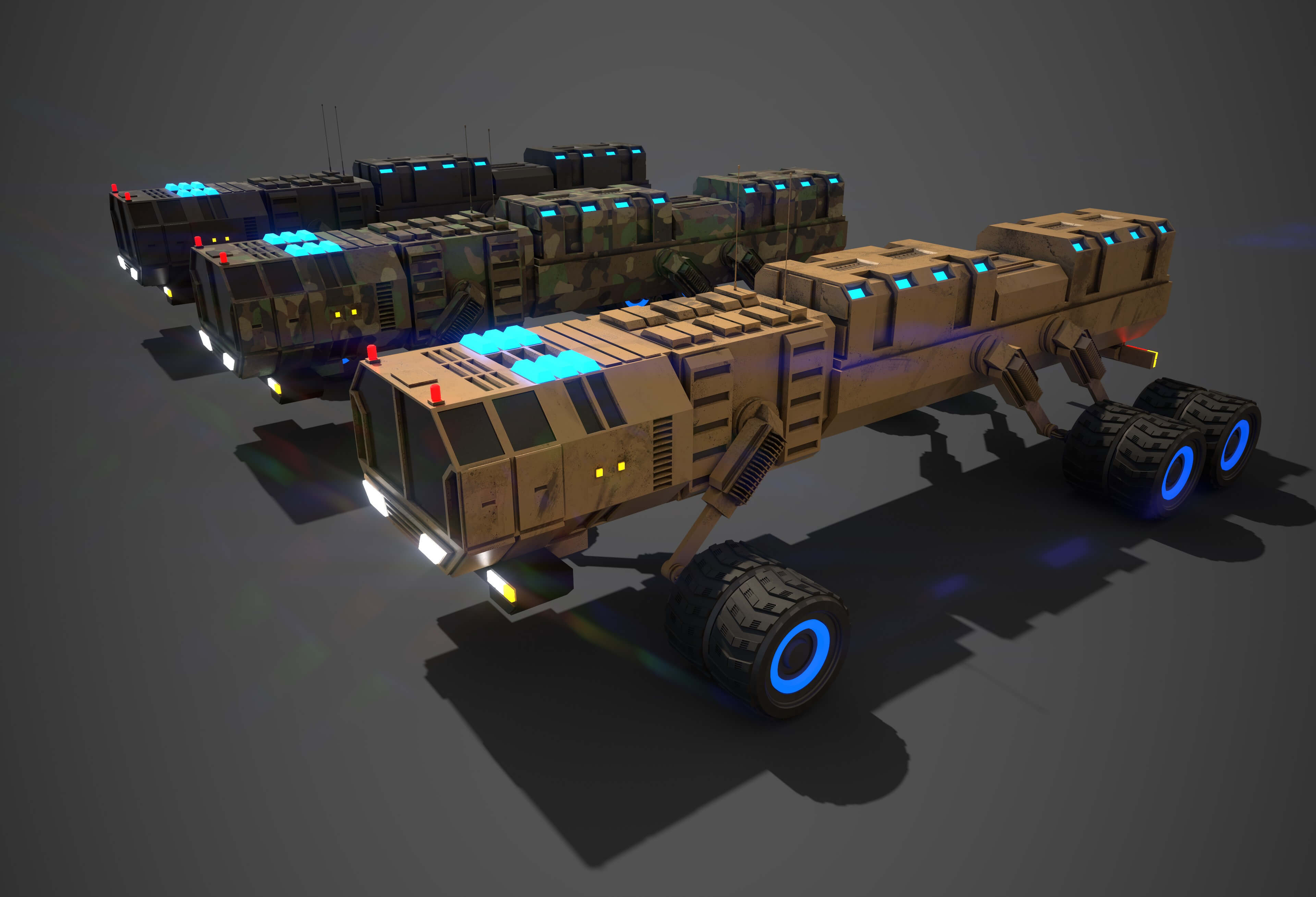 Rover Seven Modular - 3D Model by ApuArt