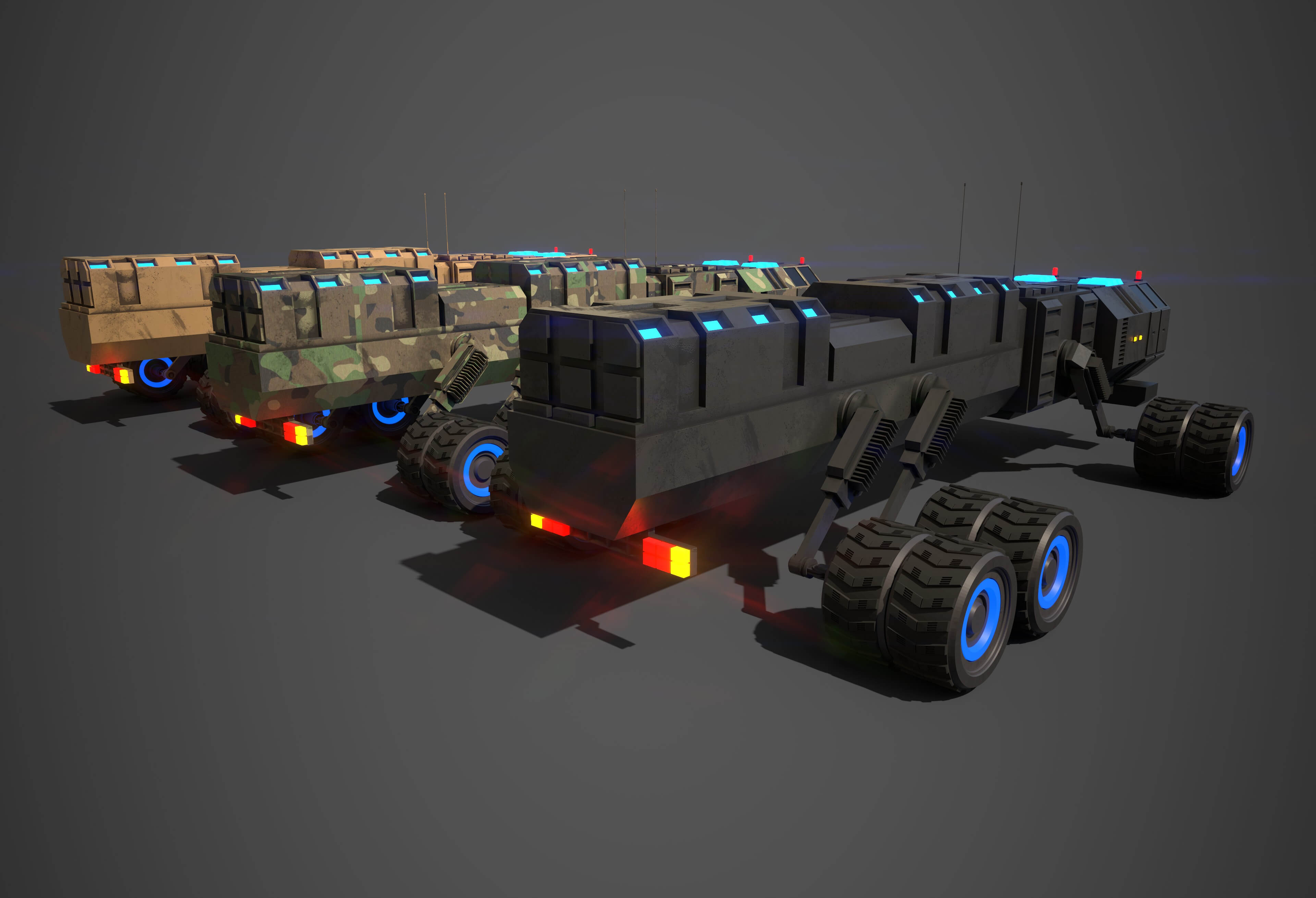 Rover Seven Modular - 3D Model by ApuArt