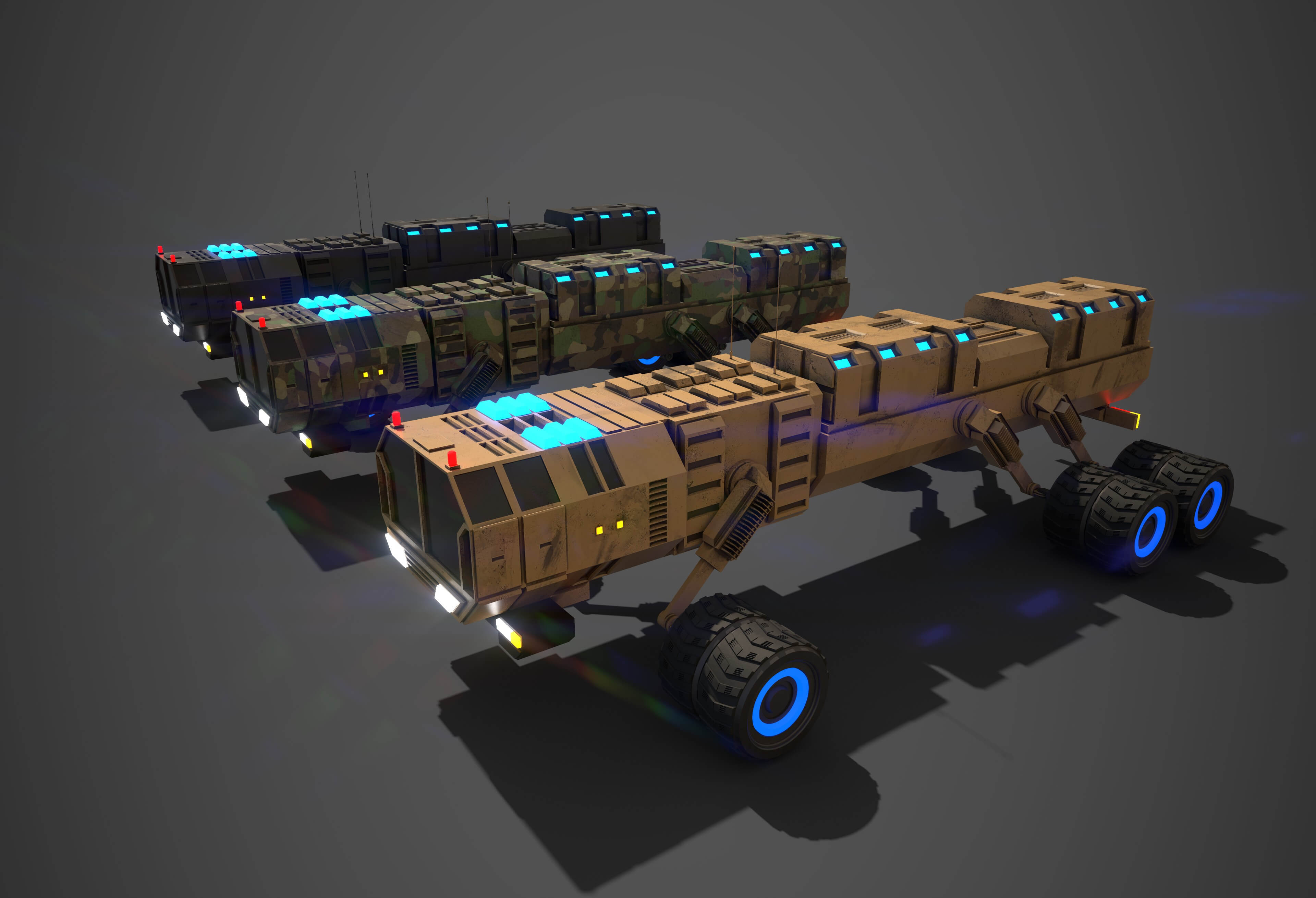 Rover Seven Modular - 3D Model by ApuArt
