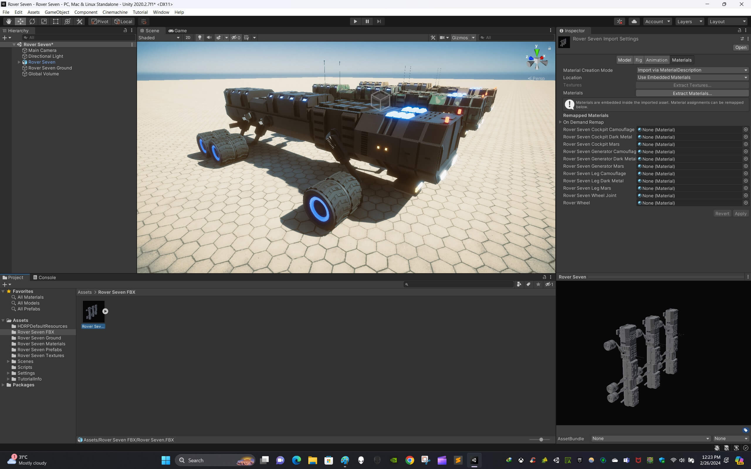 Rover Seven Modular - 3D Model by ApuArt