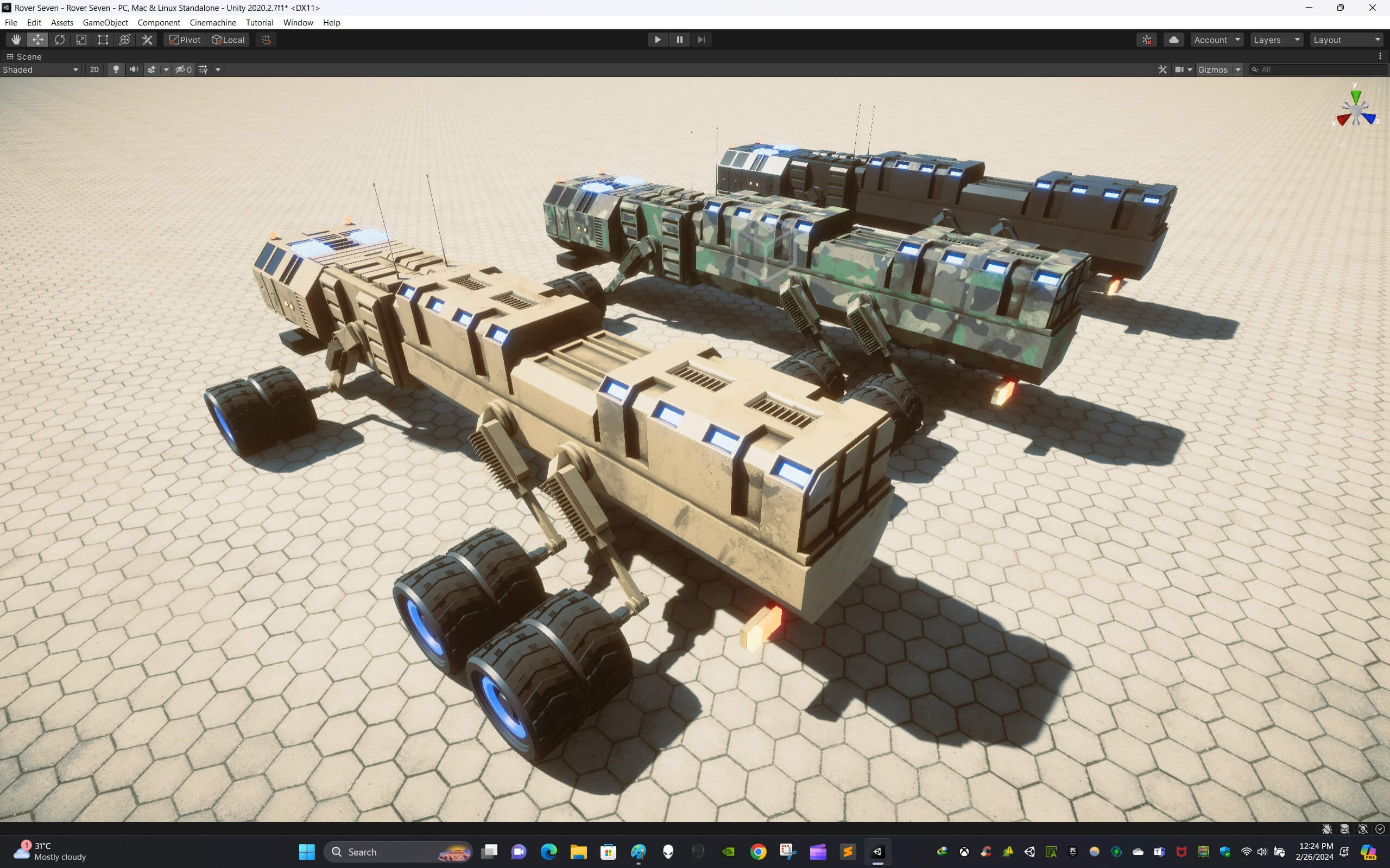 Rover Seven Modular - 3D Model by ApuArt