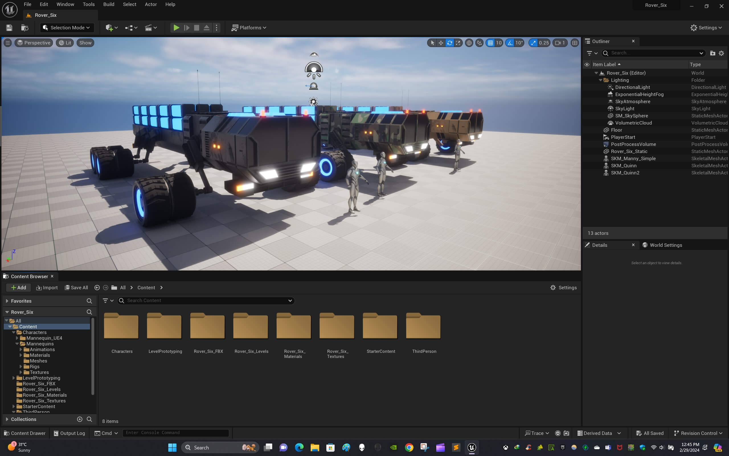 Rover Six Modular - 3D Model by ApuArt
