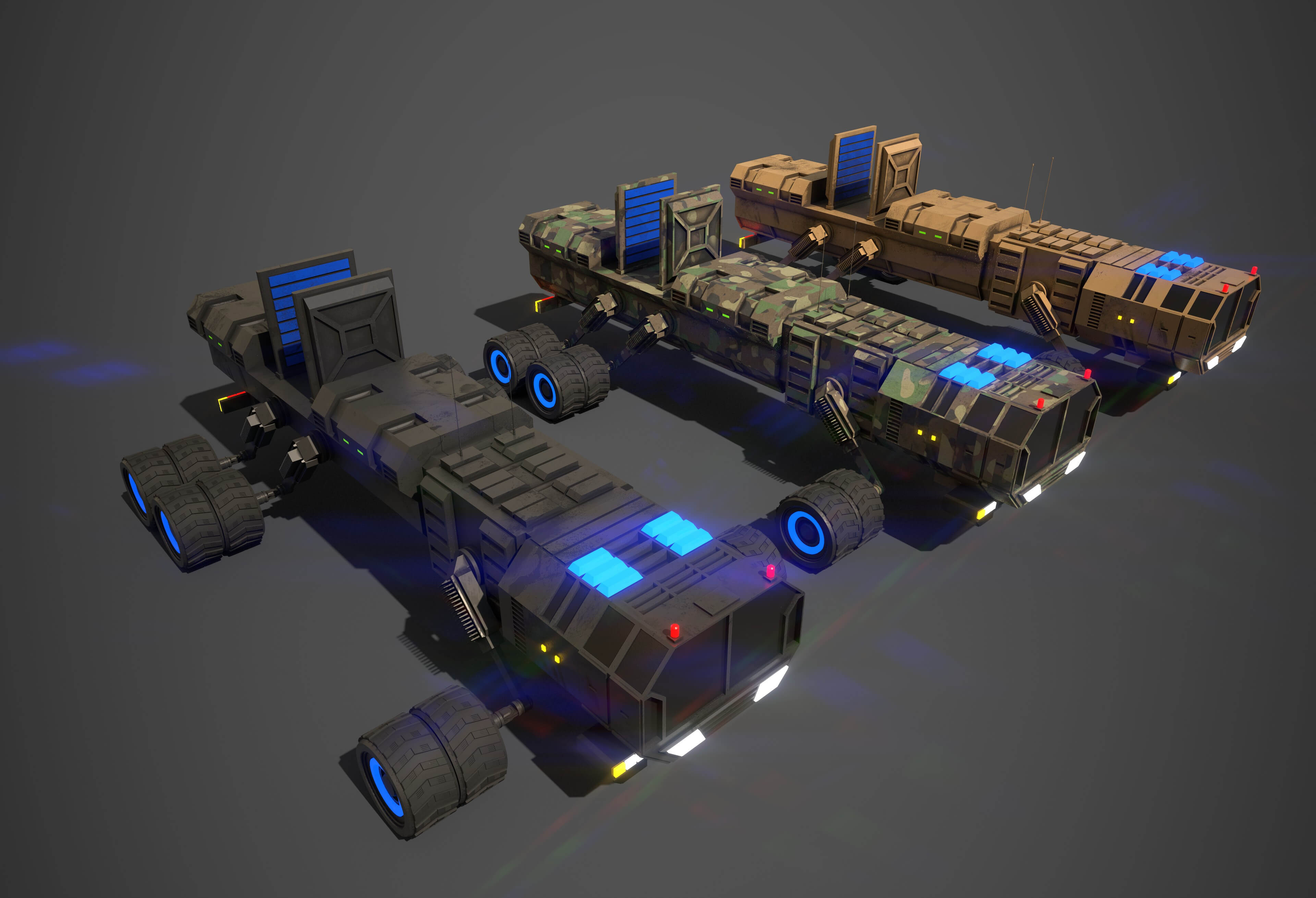 Rover Ten Modular - 3D Model by ApuArt