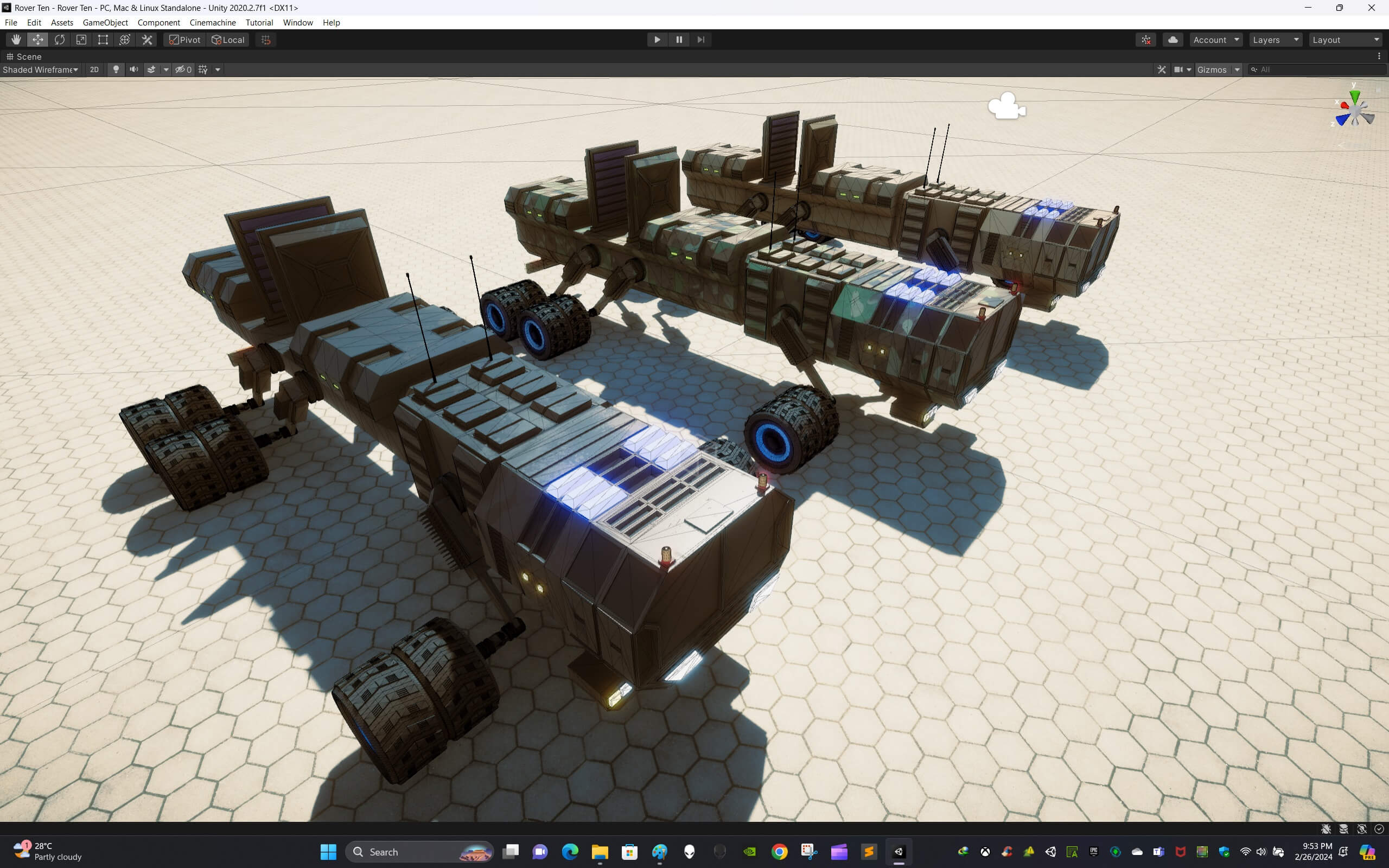 Rover Ten Modular - 3D Model by ApuArt