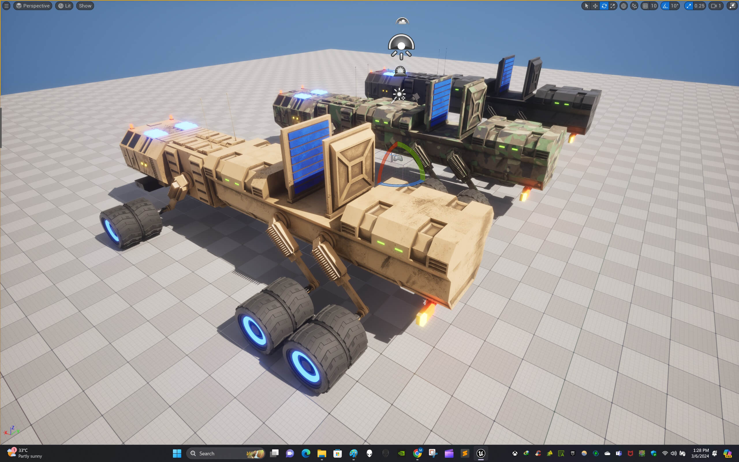 Rover Ten Modular - 3D Model by ApuArt