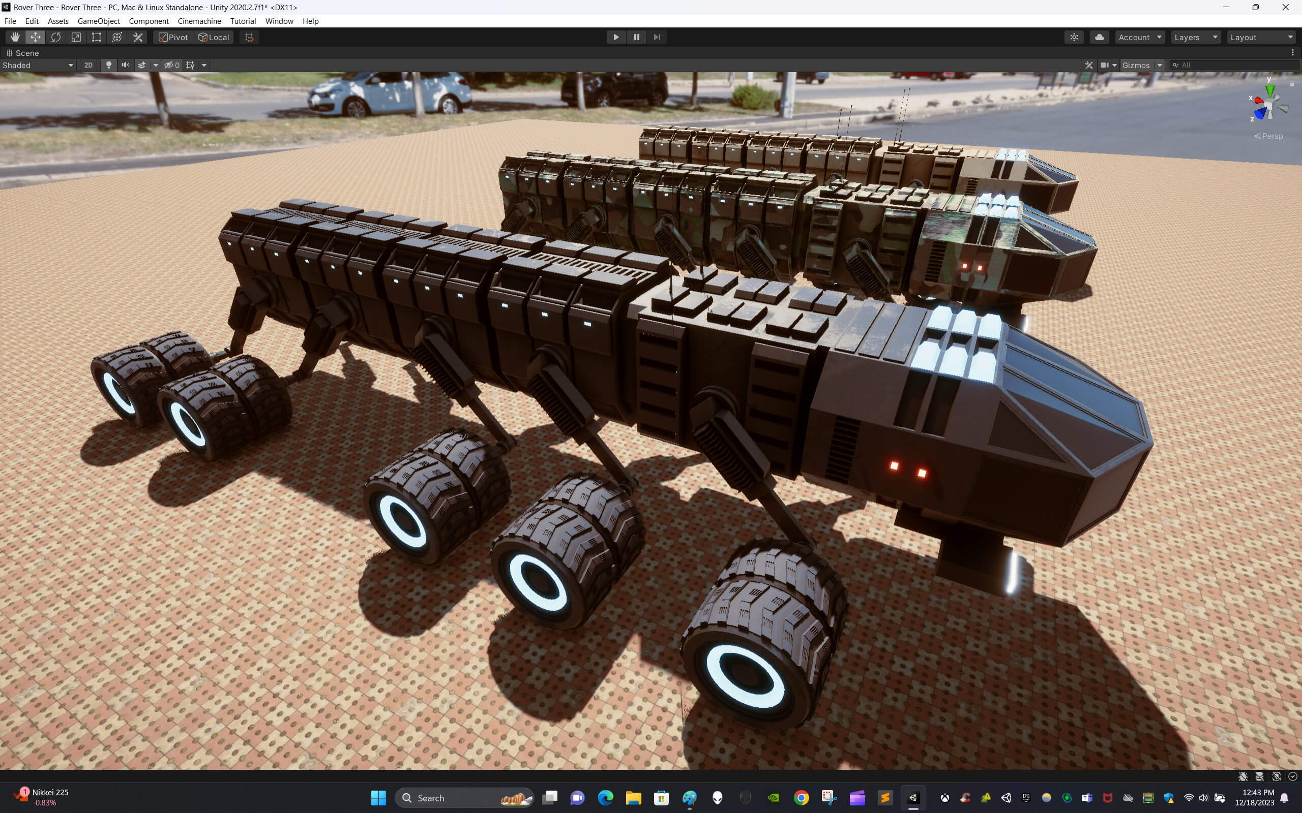 Rover Three Modular - 3D Model by ApuArt