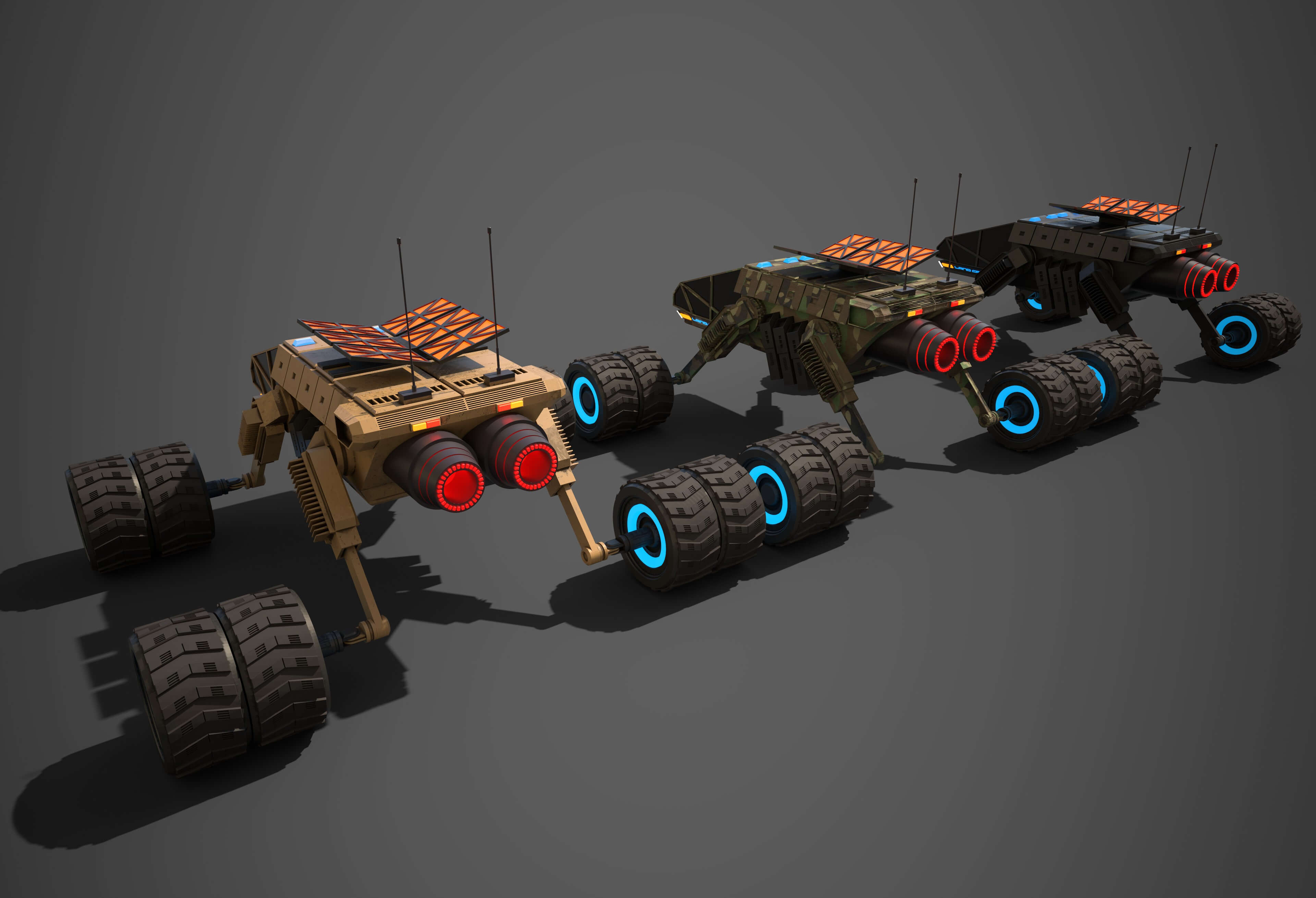 Rover Two Modular - 3D Model by ApuArt