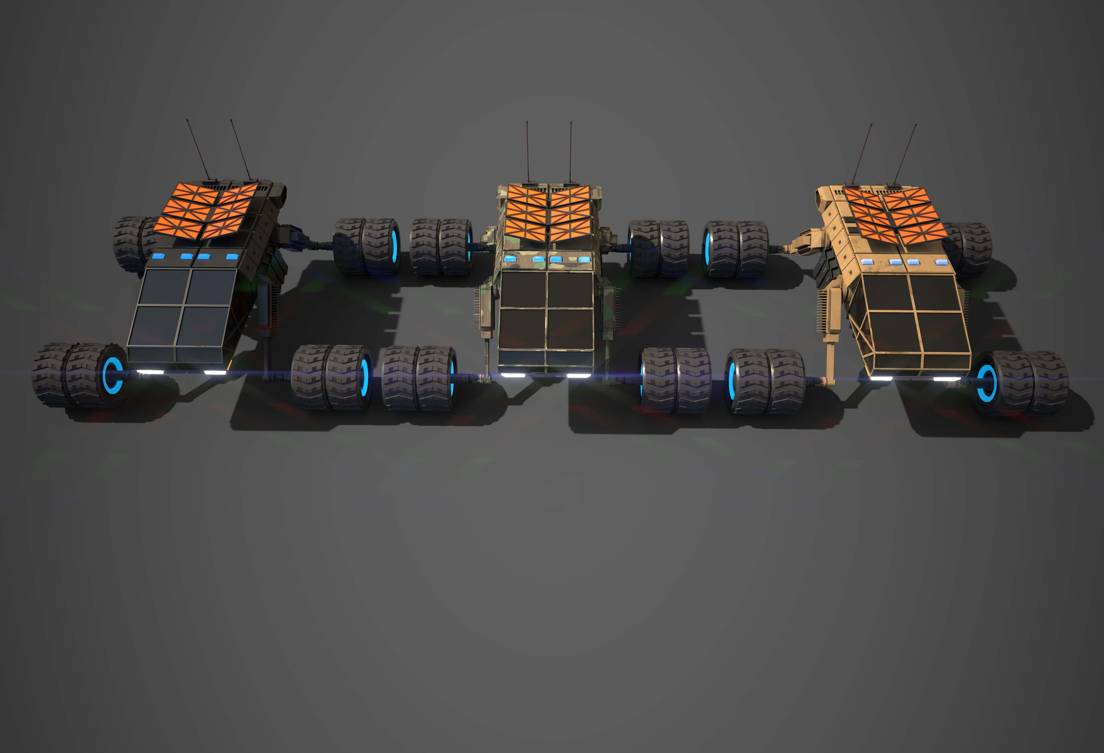 Rover Two Modular - 3D Model by ApuArt