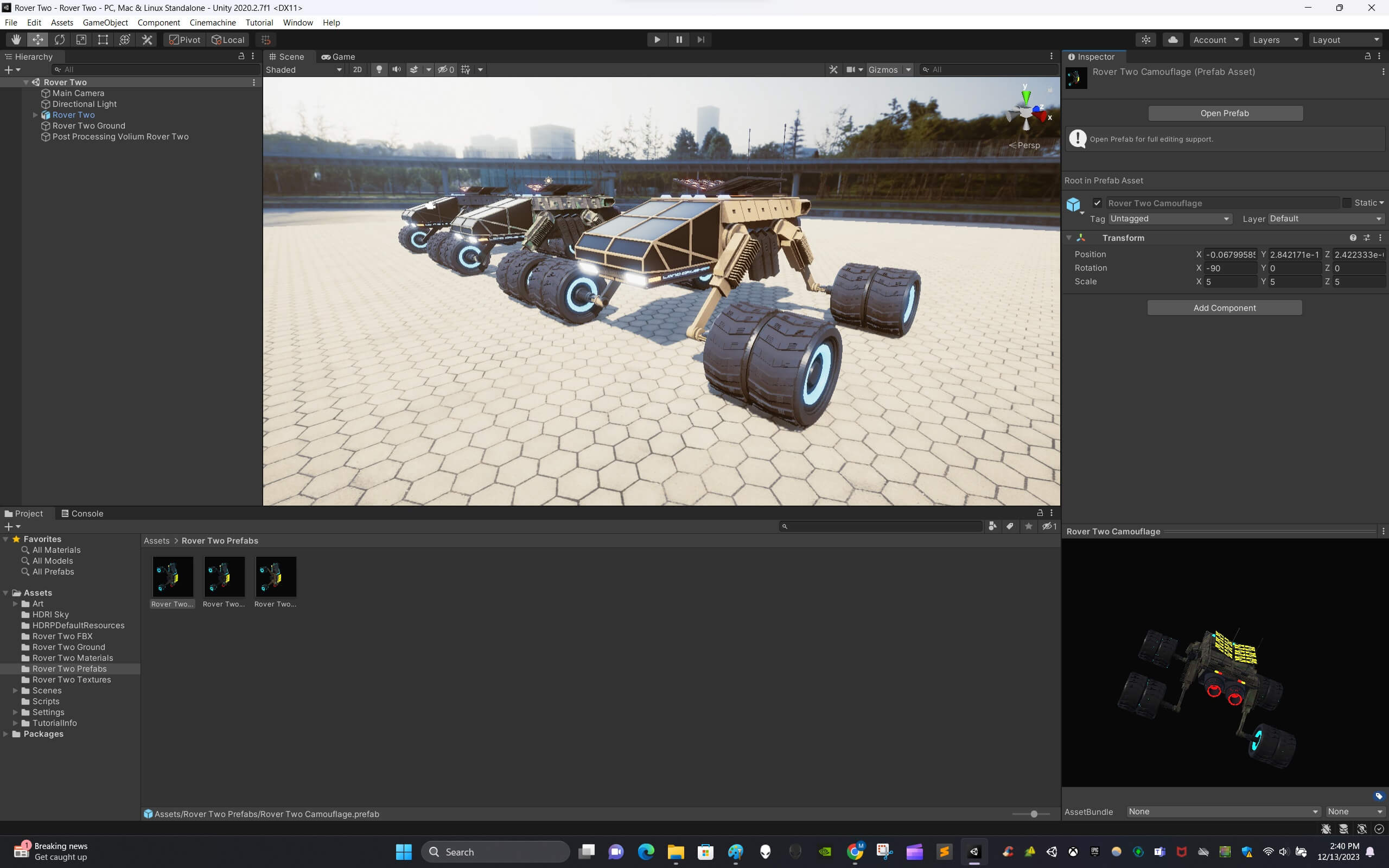 Rover Two Modular - 3D Model by ApuArt