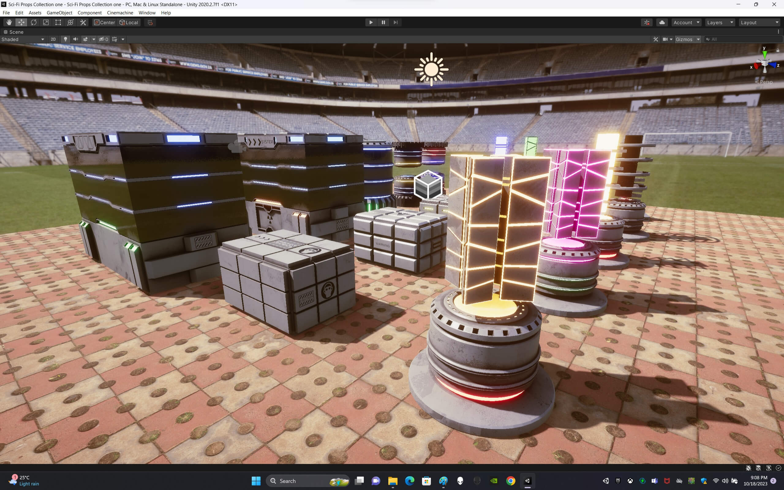 Sci-Fi Props Collection One 3D Model by ApuArt