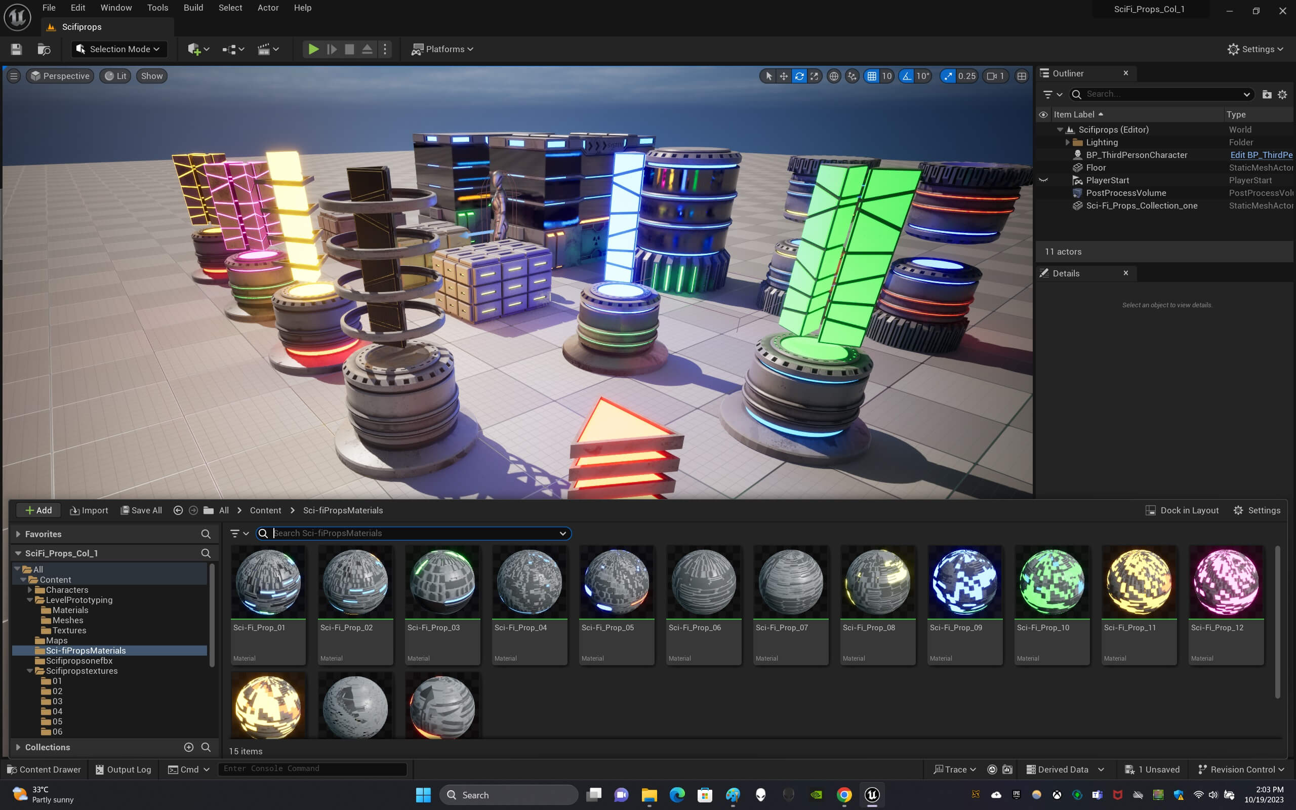Sci-Fi Props Collection One 3D Model by ApuArt