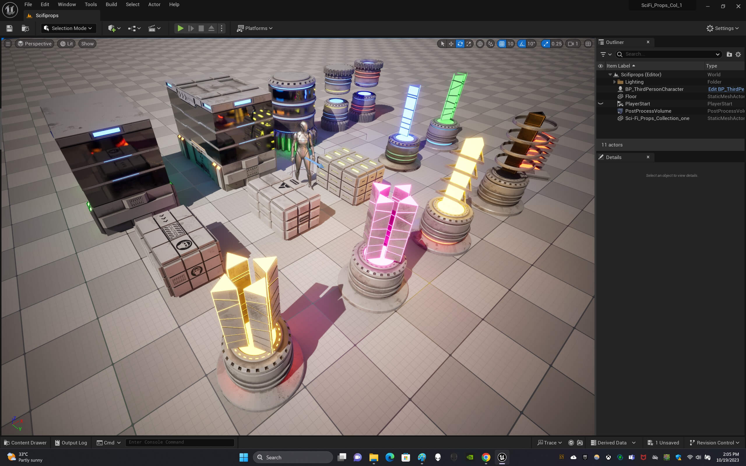 Sci-Fi Props Collection One 3D Model by ApuArt