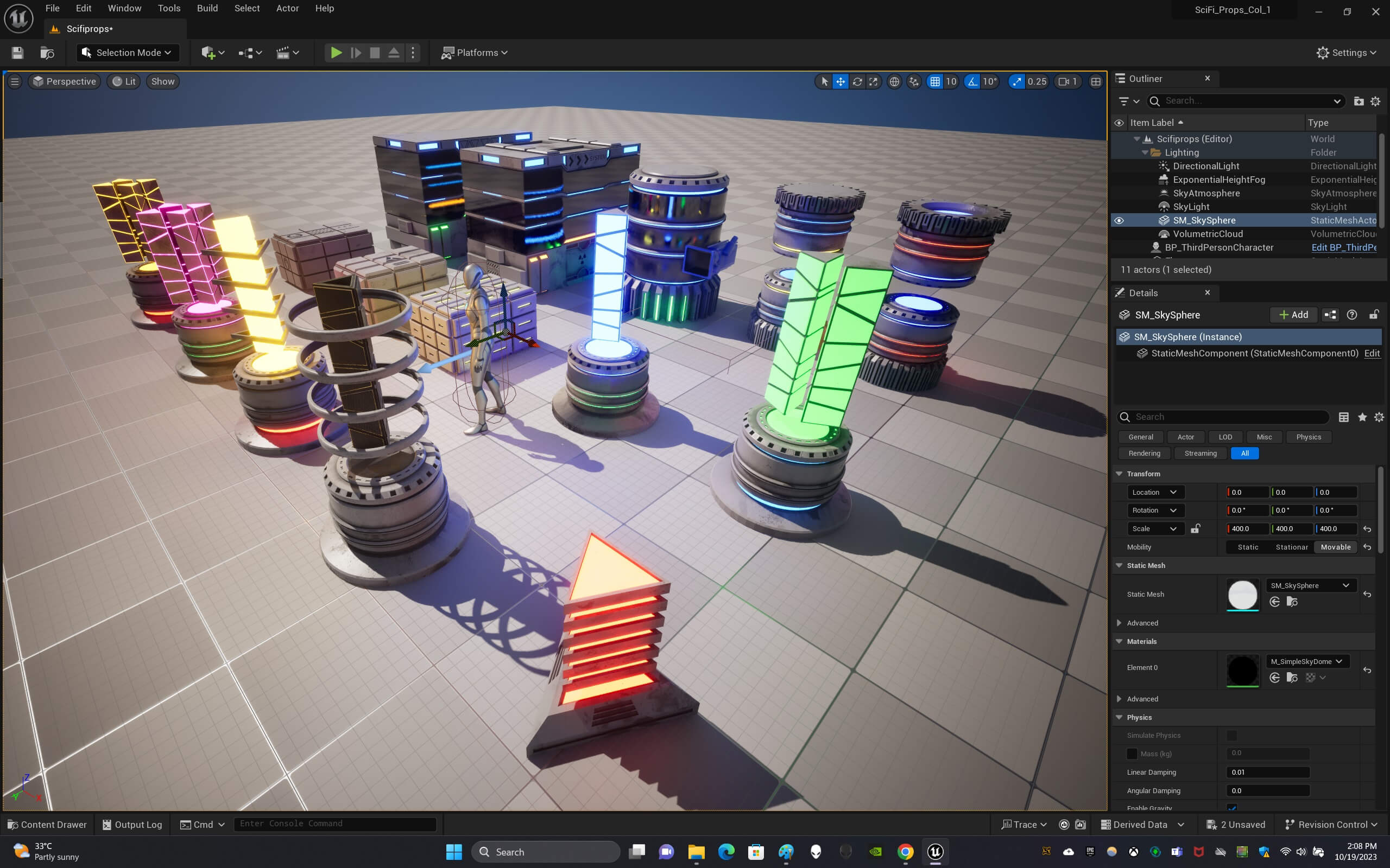 Sci-Fi Props Collection One 3D Model by ApuArt
