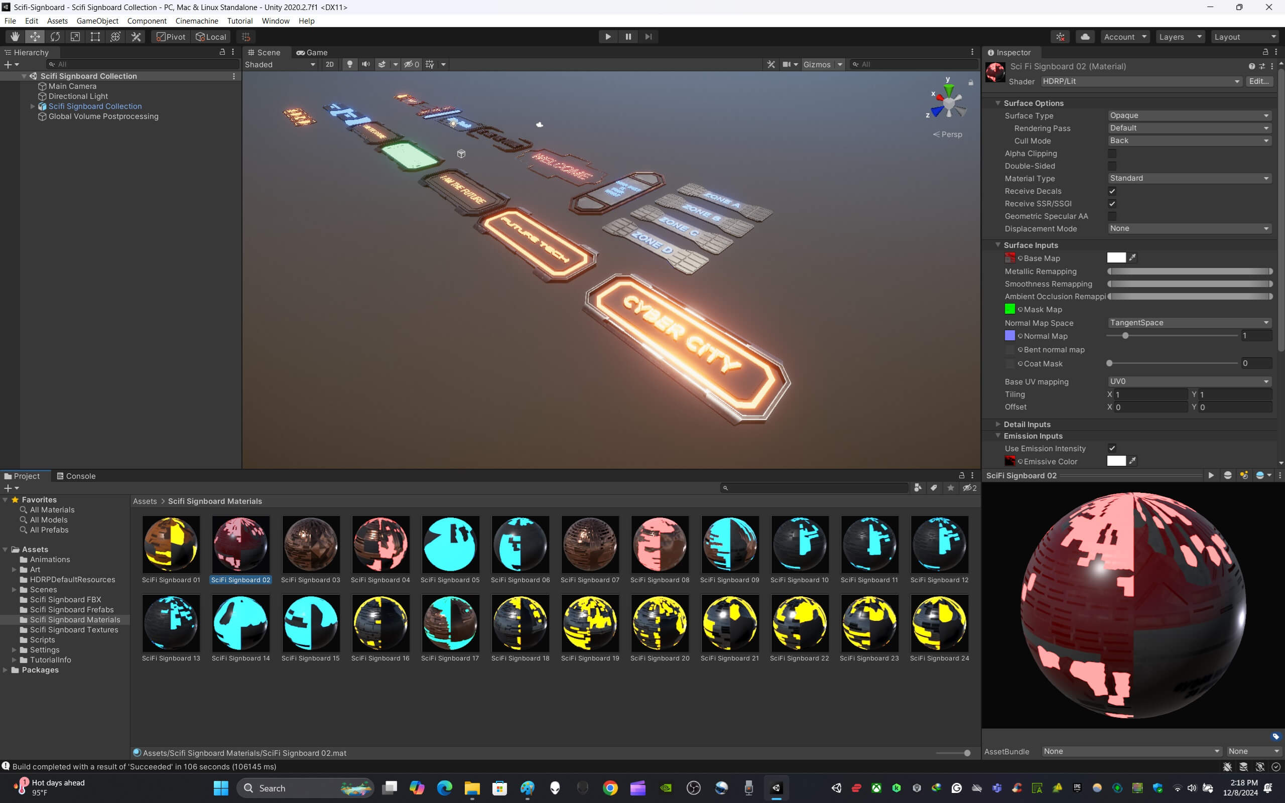 Sci-Fi Signboard Collection 3D Model by ApuArt