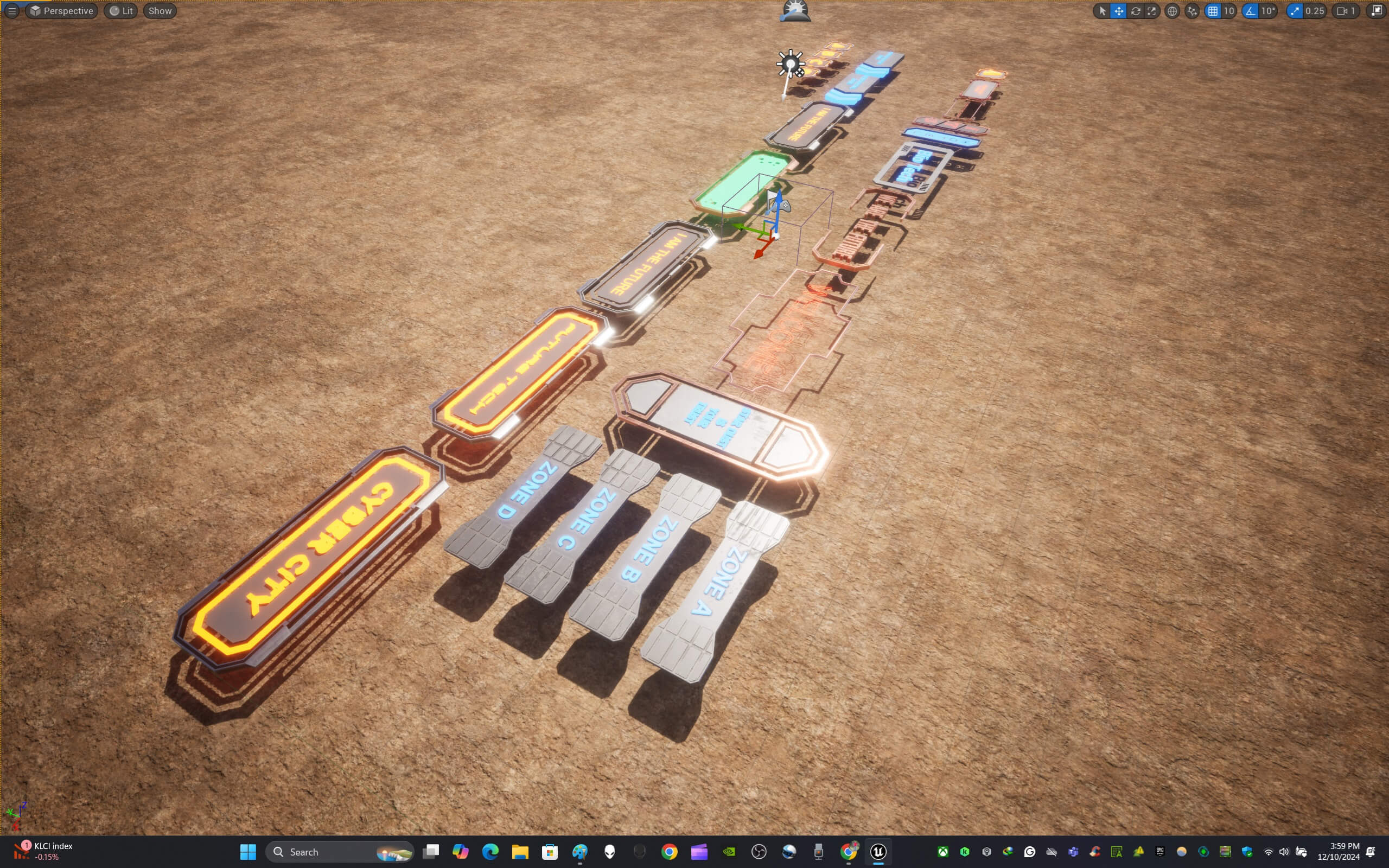 Sci-Fi Signboard Collection 3D Model by ApuArt