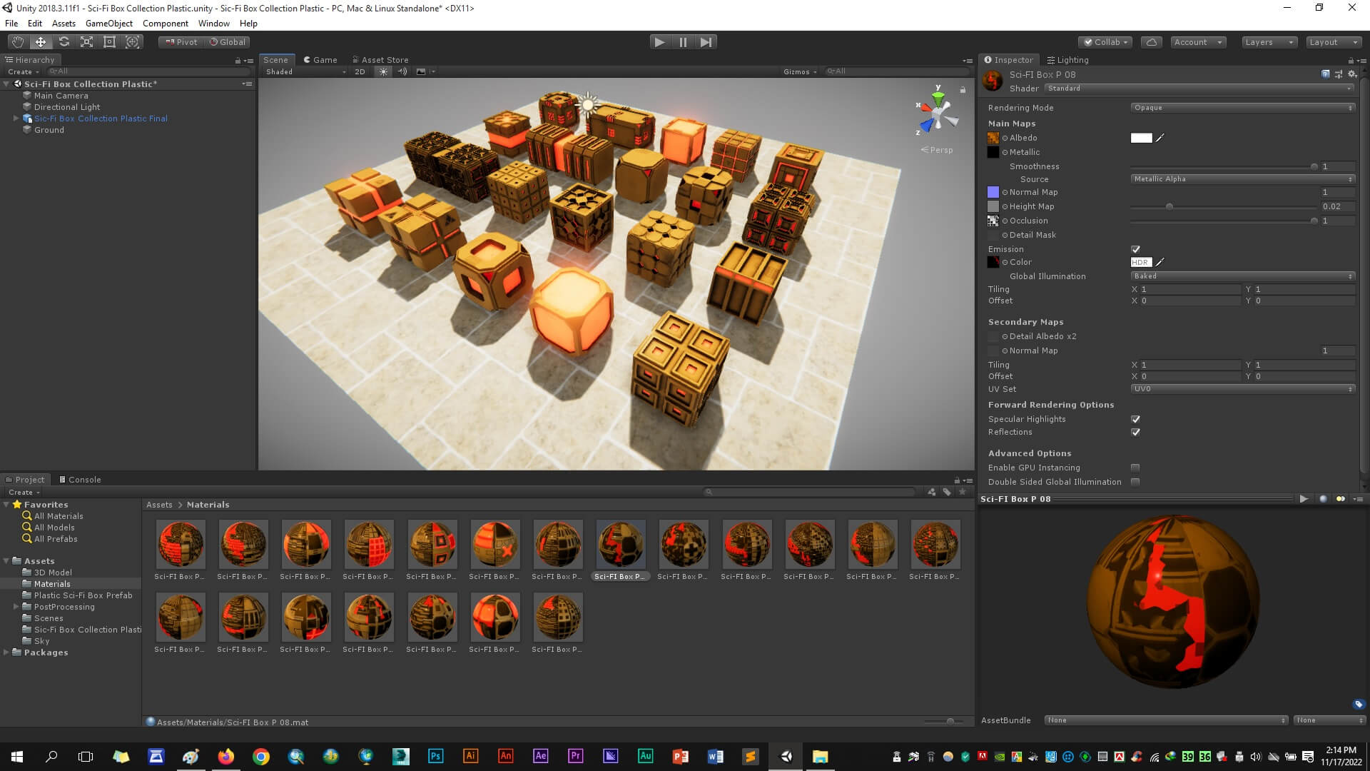 Sic-Fi Box Collection Plastic 3D Model by ApuArt