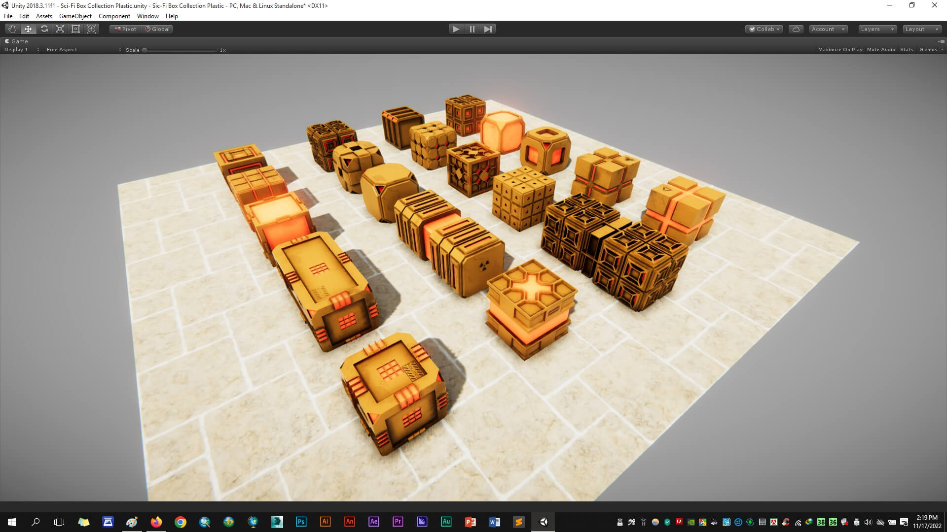 Sic-Fi Box Collection Plastic 3D Model by ApuArt