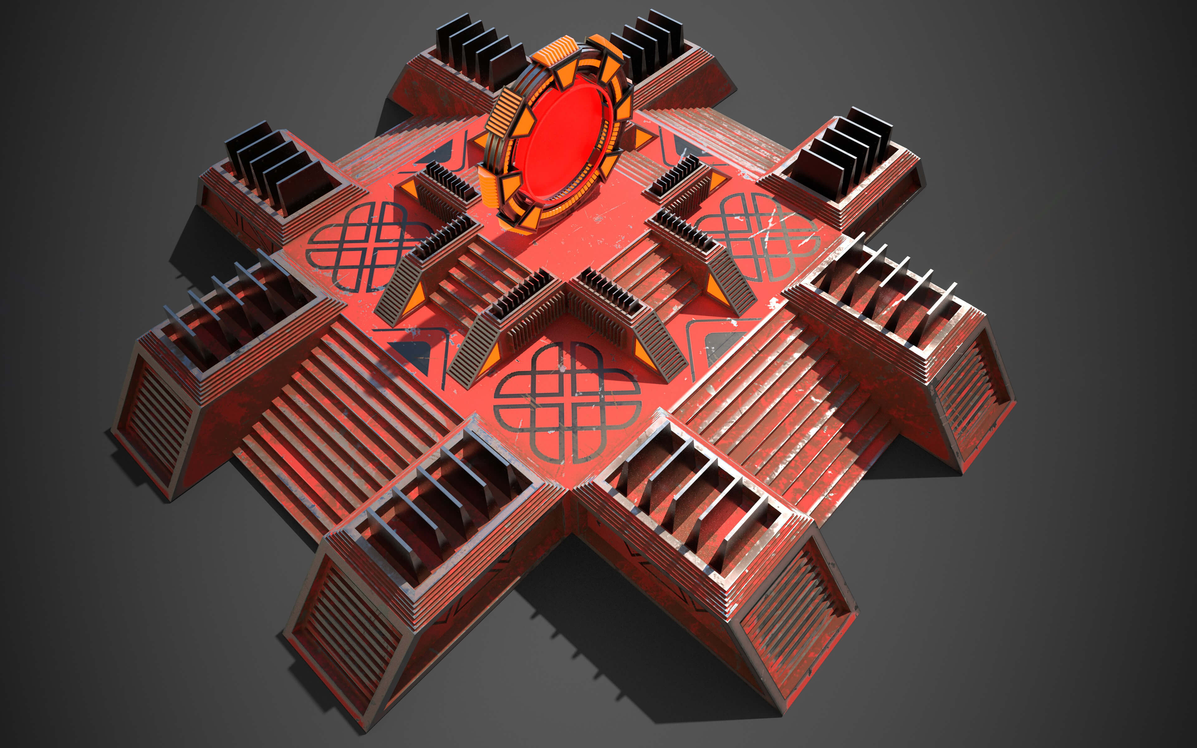 Star Gate Portal One - 3D Model by ApuArt