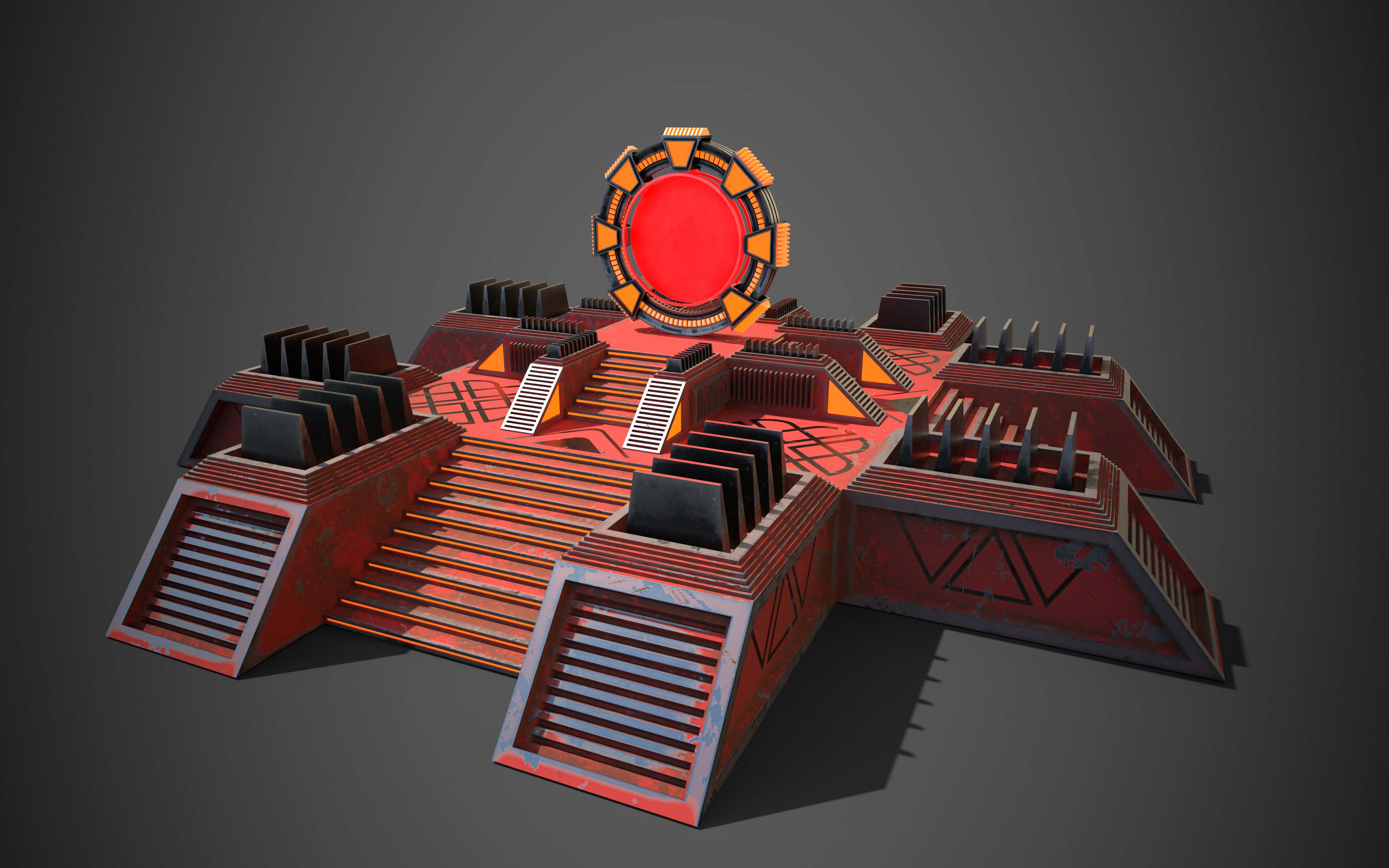 Star Gate Portal One - 3D Model by ApuArt