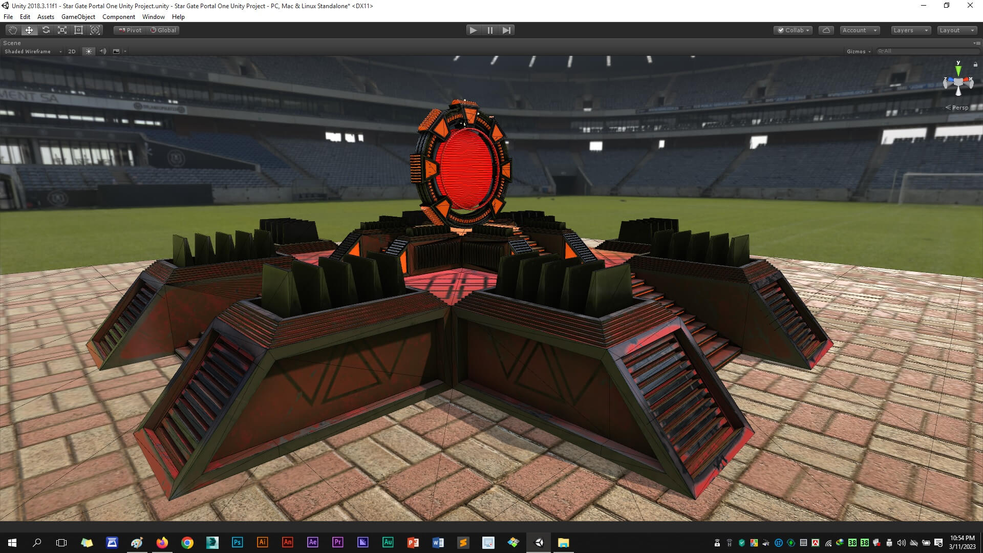 Star Gate Portal One - 3D Model by ApuArt