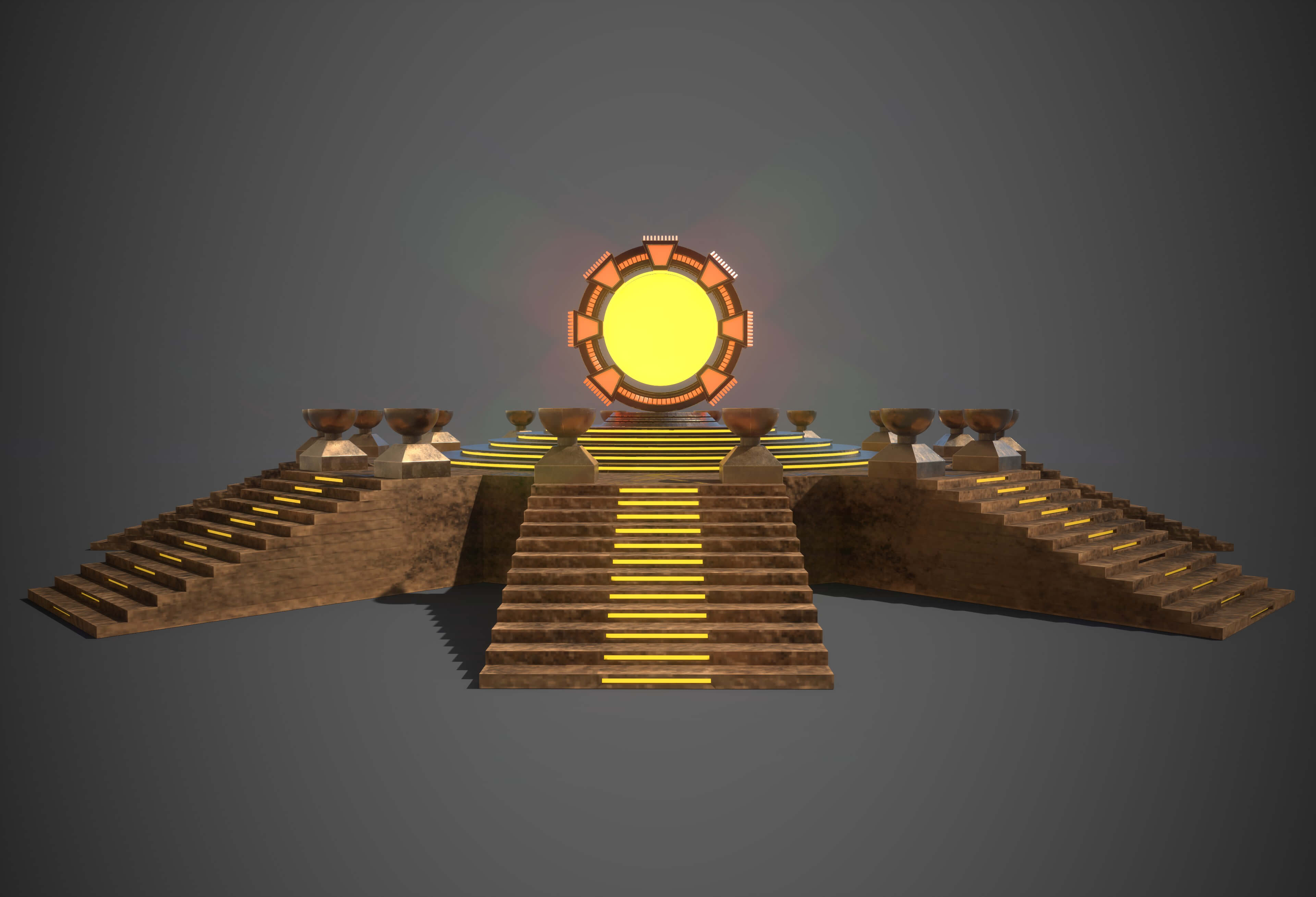 Star Gate Three - 3D Model by ApuArt