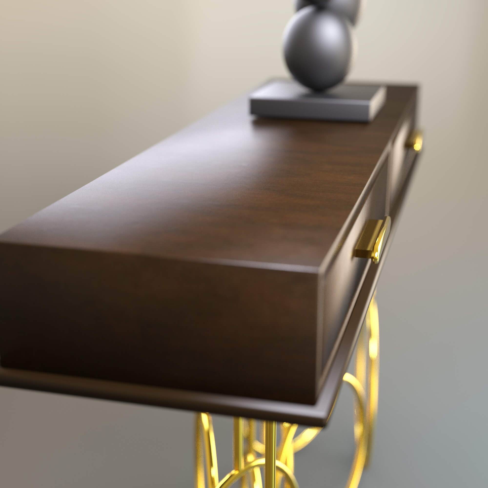 AQ3D Console Table 2 - Daz Content by AQ3D