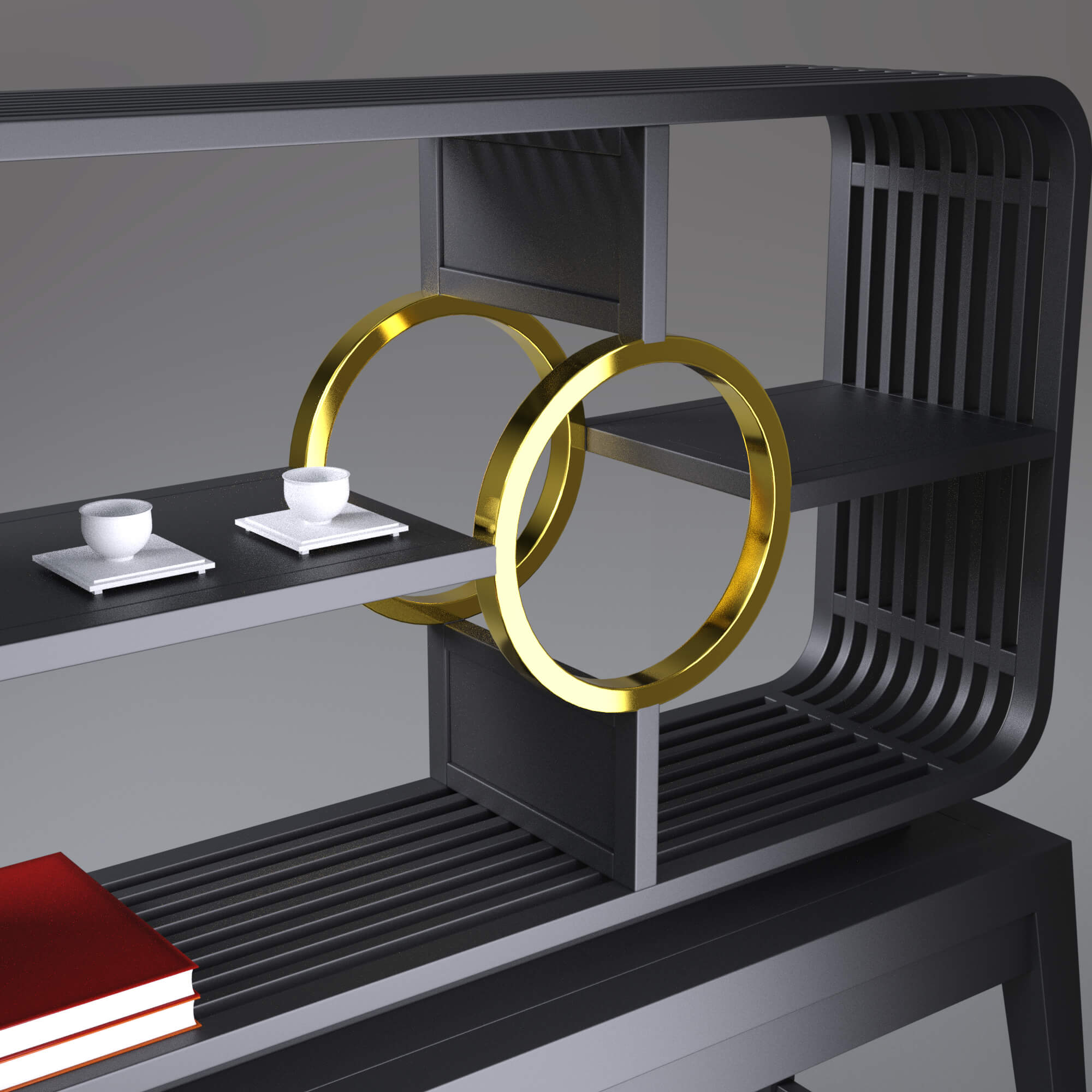 AQ3D Display Cabinet 4 - Daz Content by AQ3D