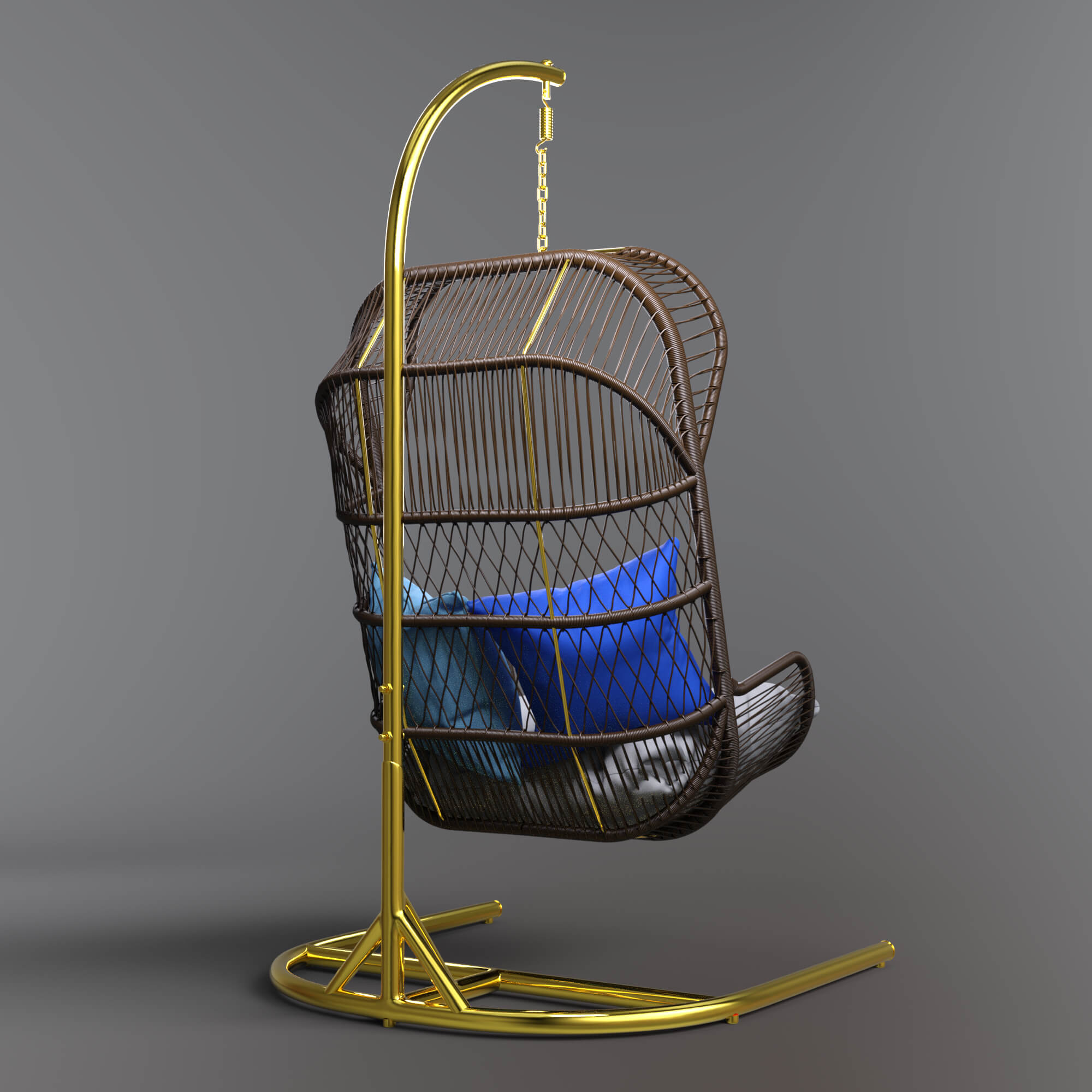 AQ3D Hanging Chair 5 - Daz Content by AQ3D